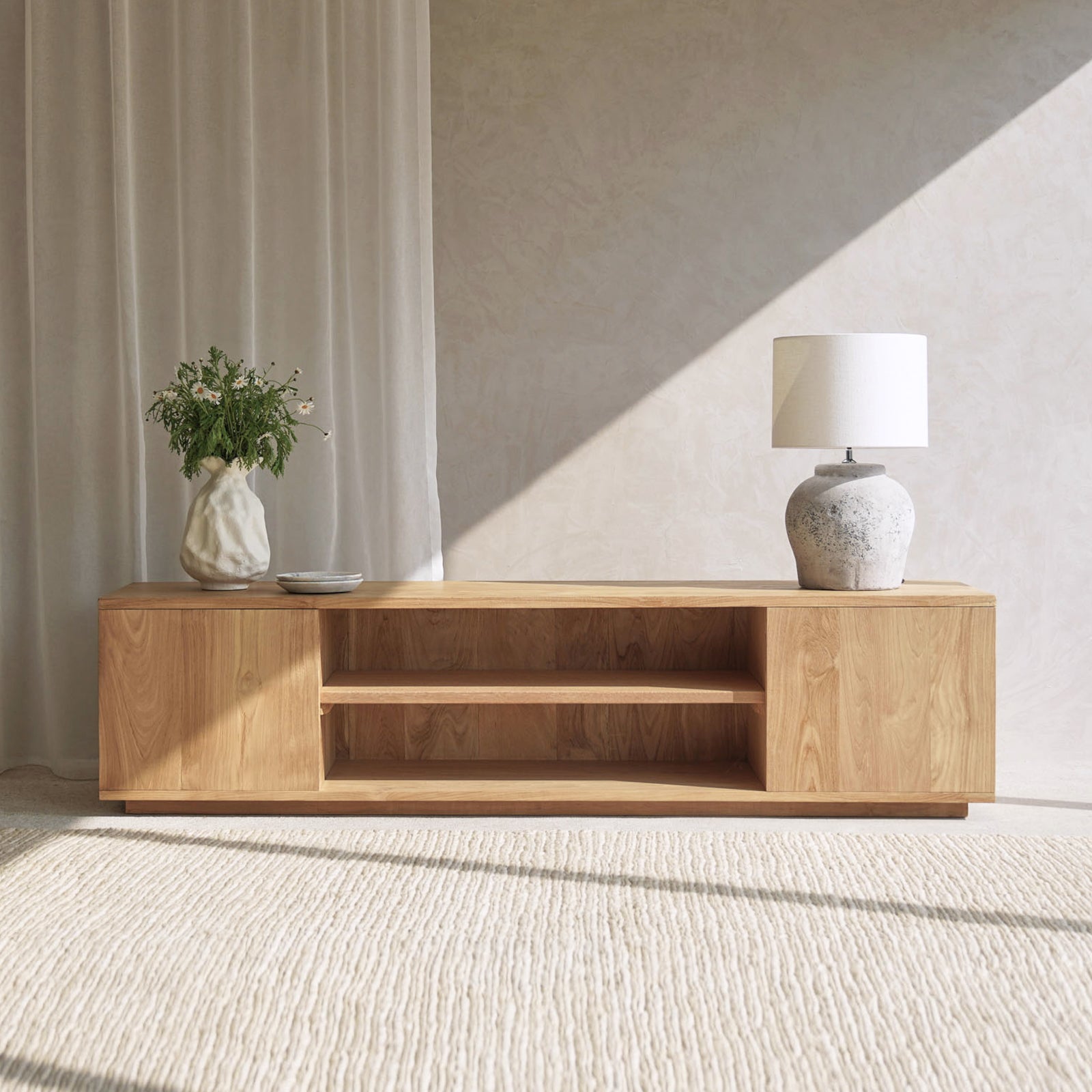 Java TV Console | Old Teak - Natural (200cm) – Originals Furniture