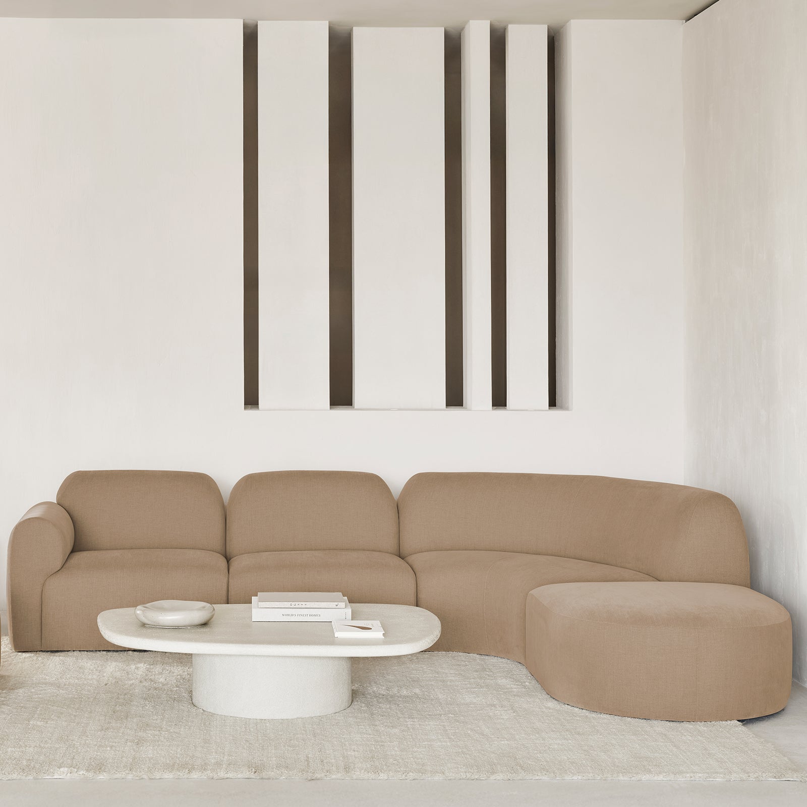 Bulky Modular Sofa | Sepia (308cm) – Originals Furniture