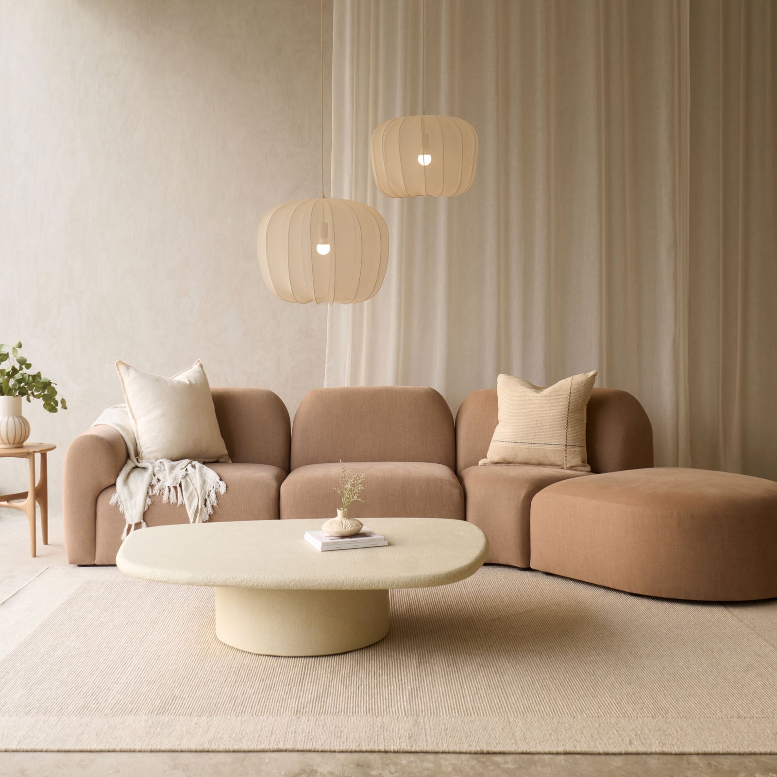 Bulky Modular Sofa | Sepia (315cm) – Originals Furniture