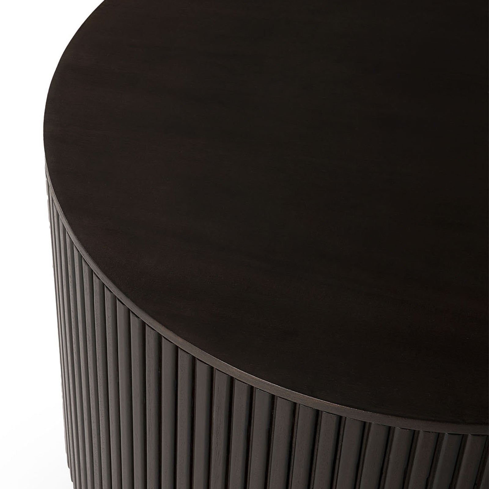 Roller Max Side Table | Mahogany - Dark Brown (40cm) – Originals Furniture