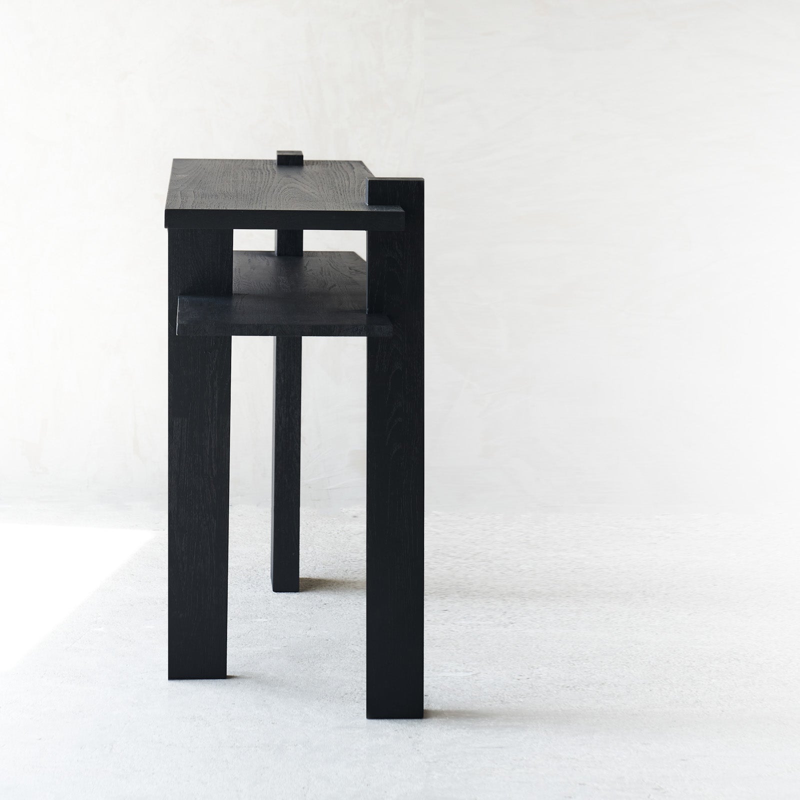 Abstract Console | Teak - Black (133cm) – Originals Furniture