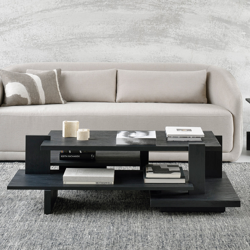 Abstract Coffee Table | Teak - Black – Originals Furniture