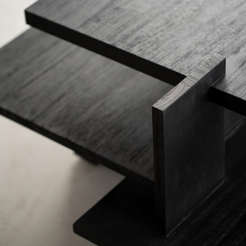 Abstract Coffee Table | Teak - Black – Originals Furniture