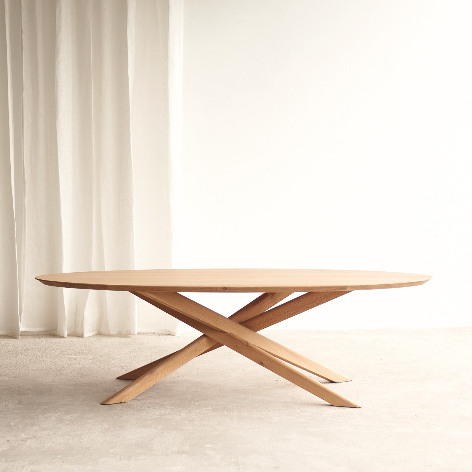 Mikado Oval Coffee Table | Oak (143cm) – Originals Furniture