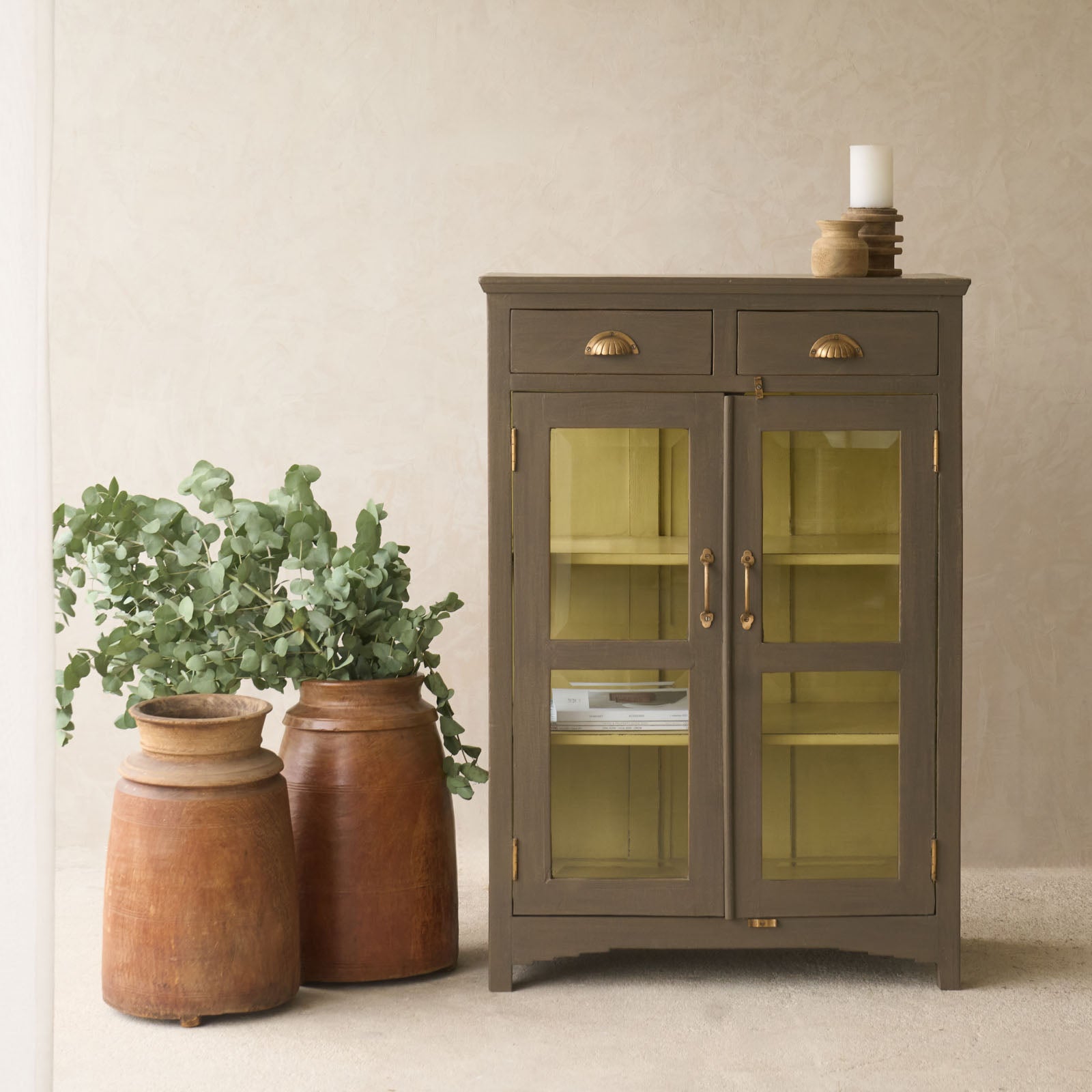 Green Vintage Small Cabinet | Originals Furniture Singapore