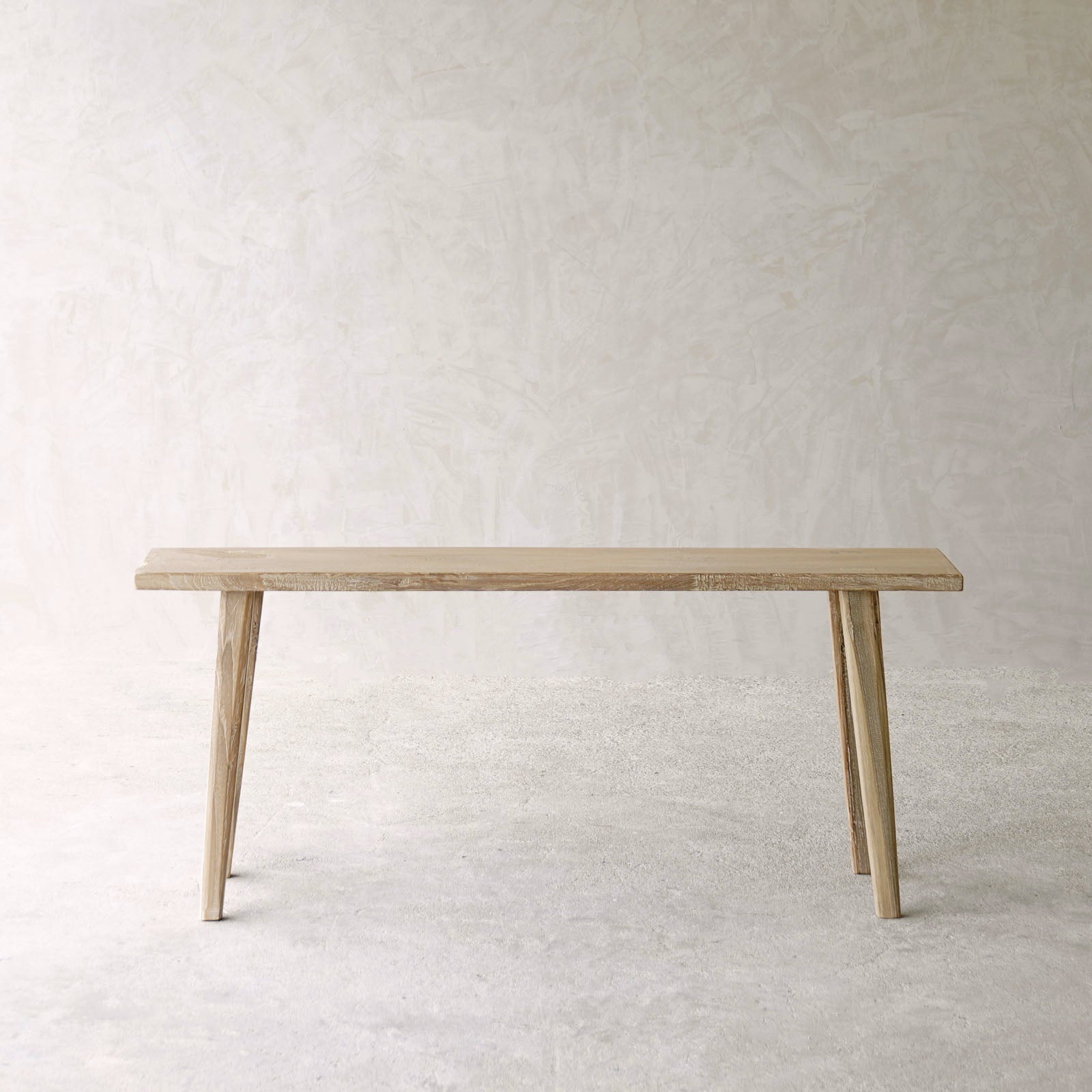 Rustic Java Teak Bench | Whitewash – Originals Furniture