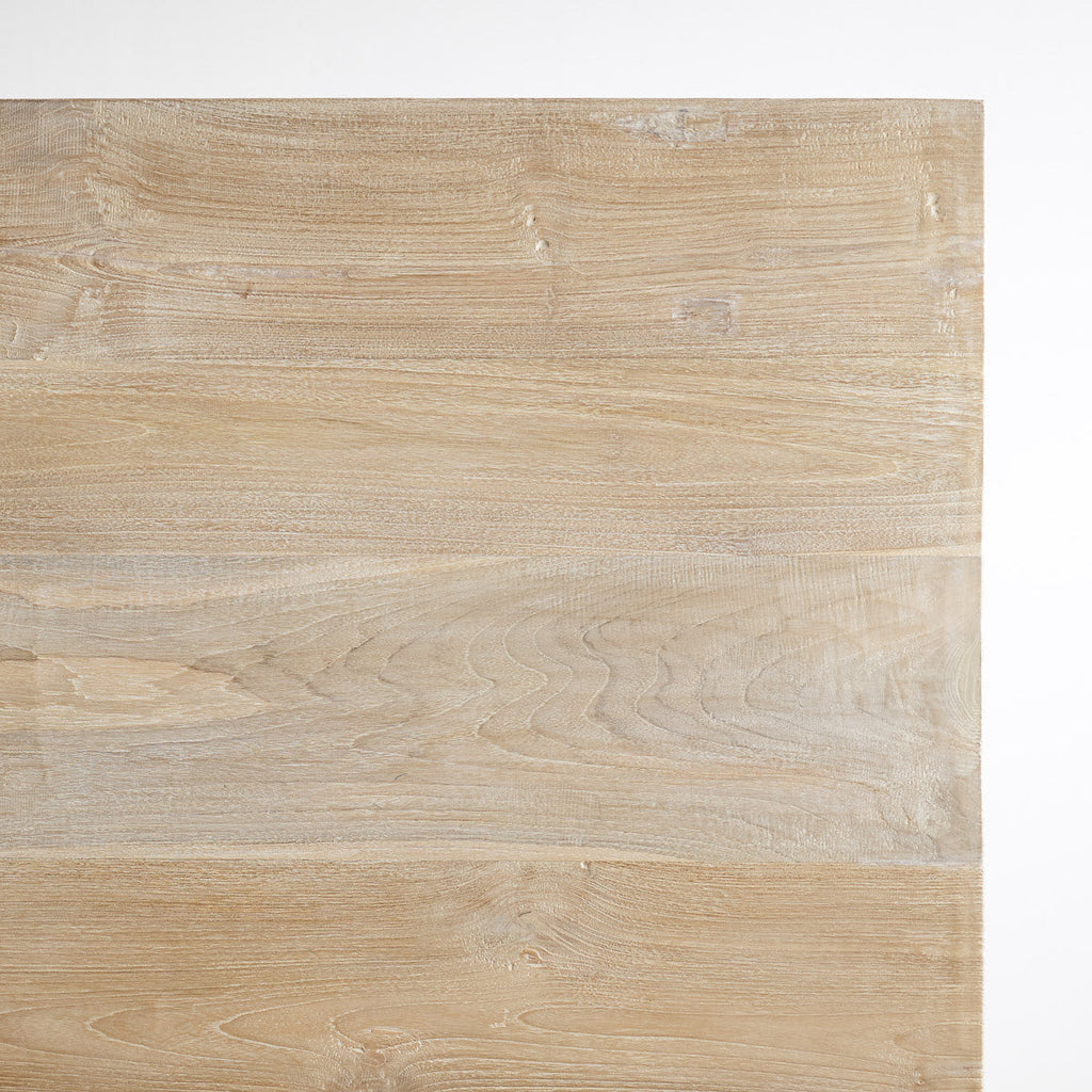 Teak Dining Table | Catalina - Whitewash - Originals Furniture Singapore