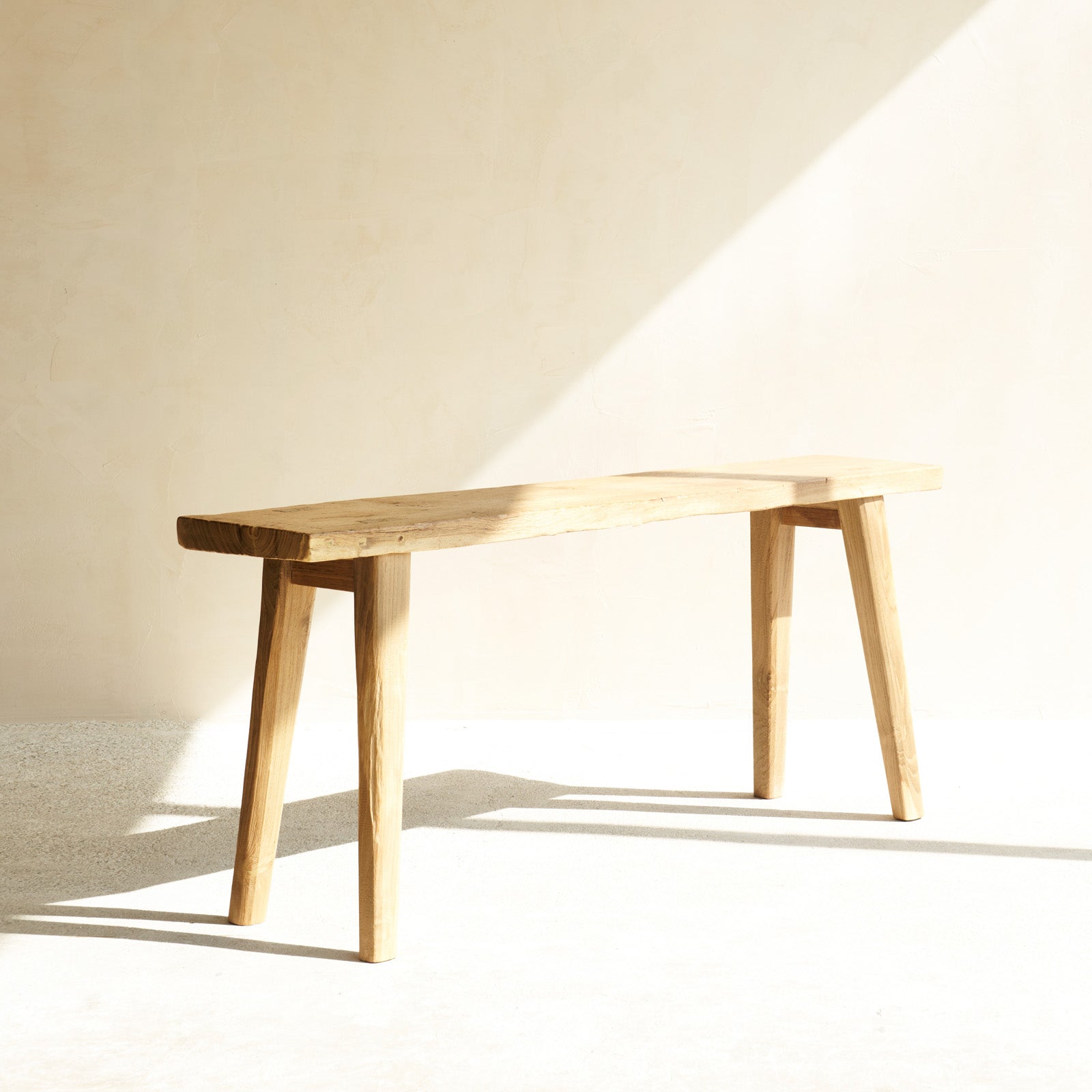 Rustic Java Teak Bench | Natural – Originals Furniture