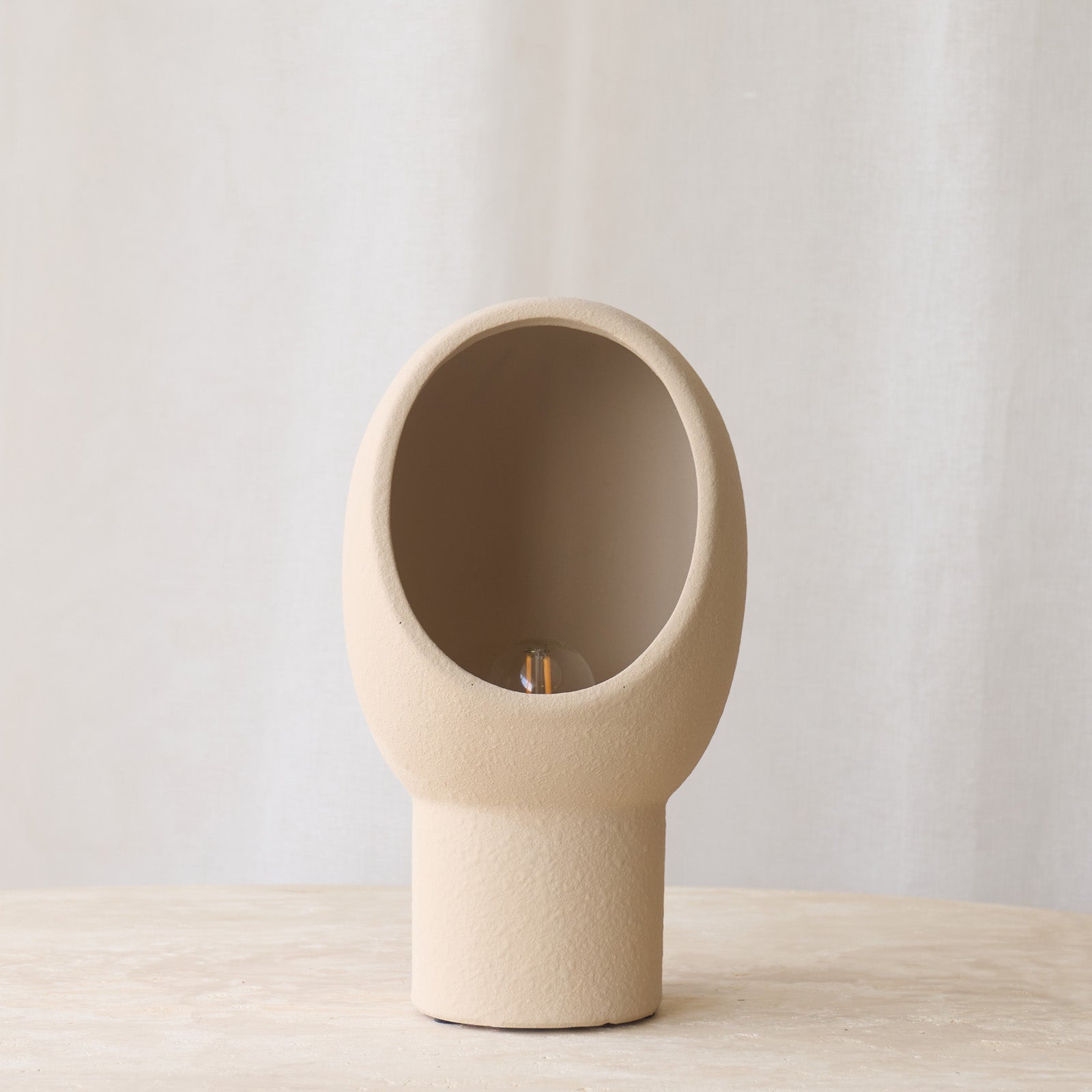 Home Accessories | Dark Brown Small Monk Table Lamp – Originals Furniture