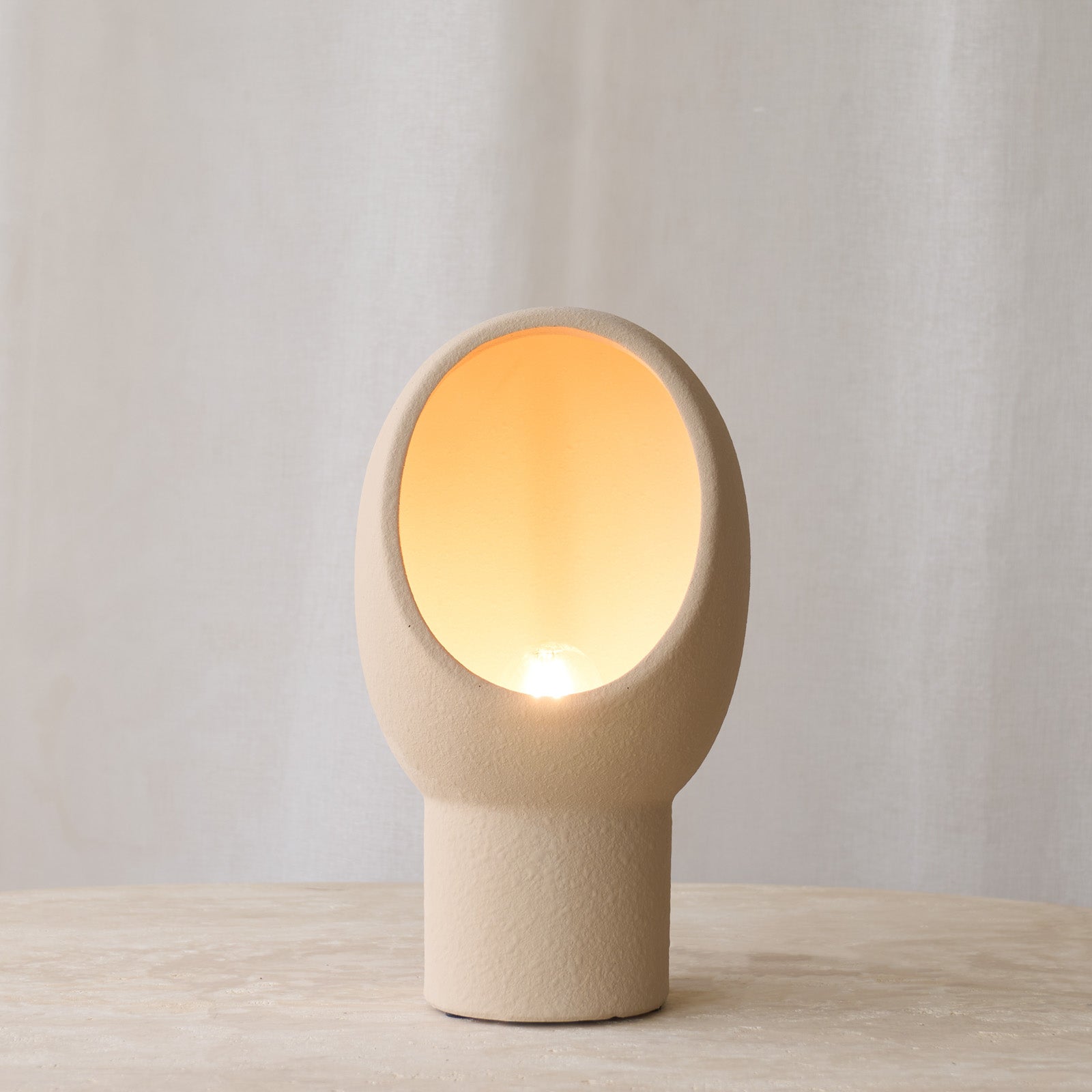 Home Accessories | Dark Brown Small Monk Table Lamp – Originals Furniture