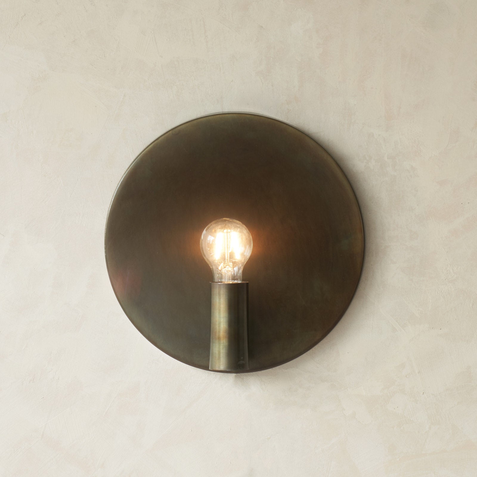 Home Accessories | Gold Grey Disc Wall Lamp – Originals Furniture