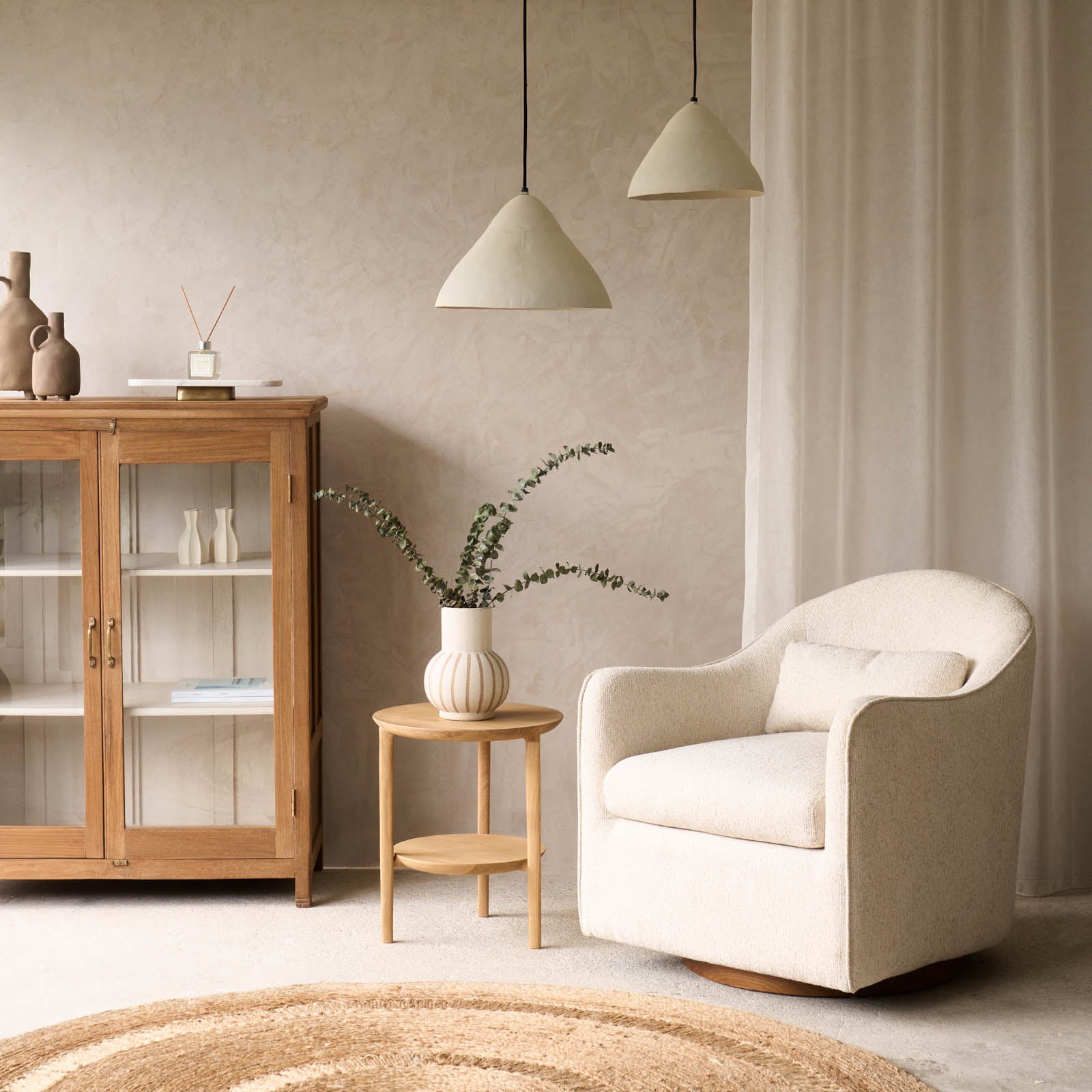 Elimo Hanging Lamp | Cream – Originals Furniture