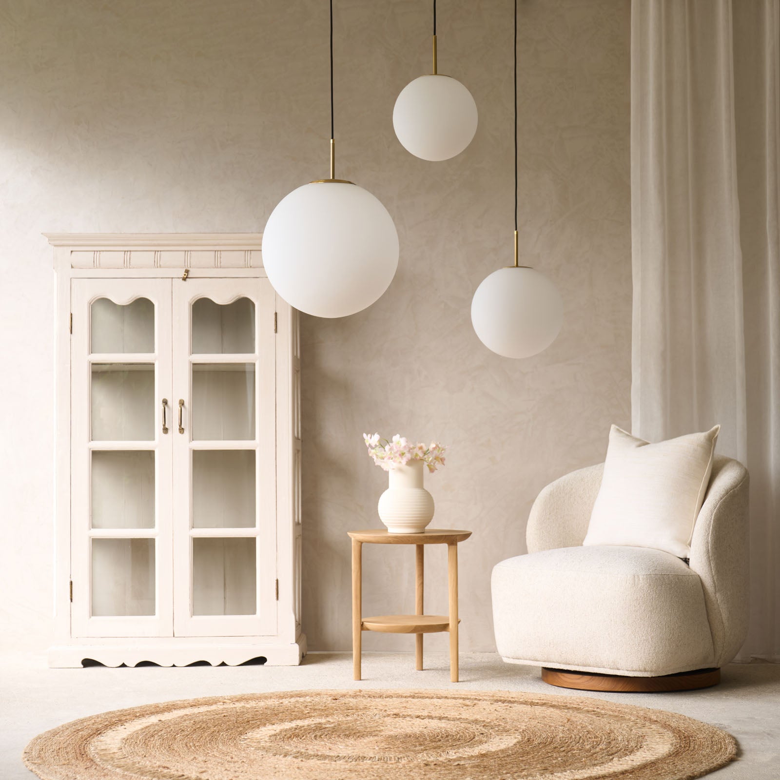 Medina Hanging Lamp | White – Originals Furniture