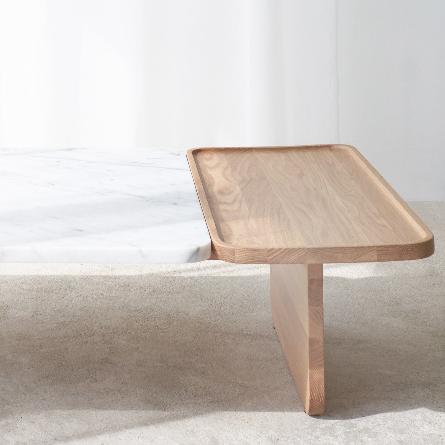 Duo Coffee Table | Marble & Oak – Originals Furniture