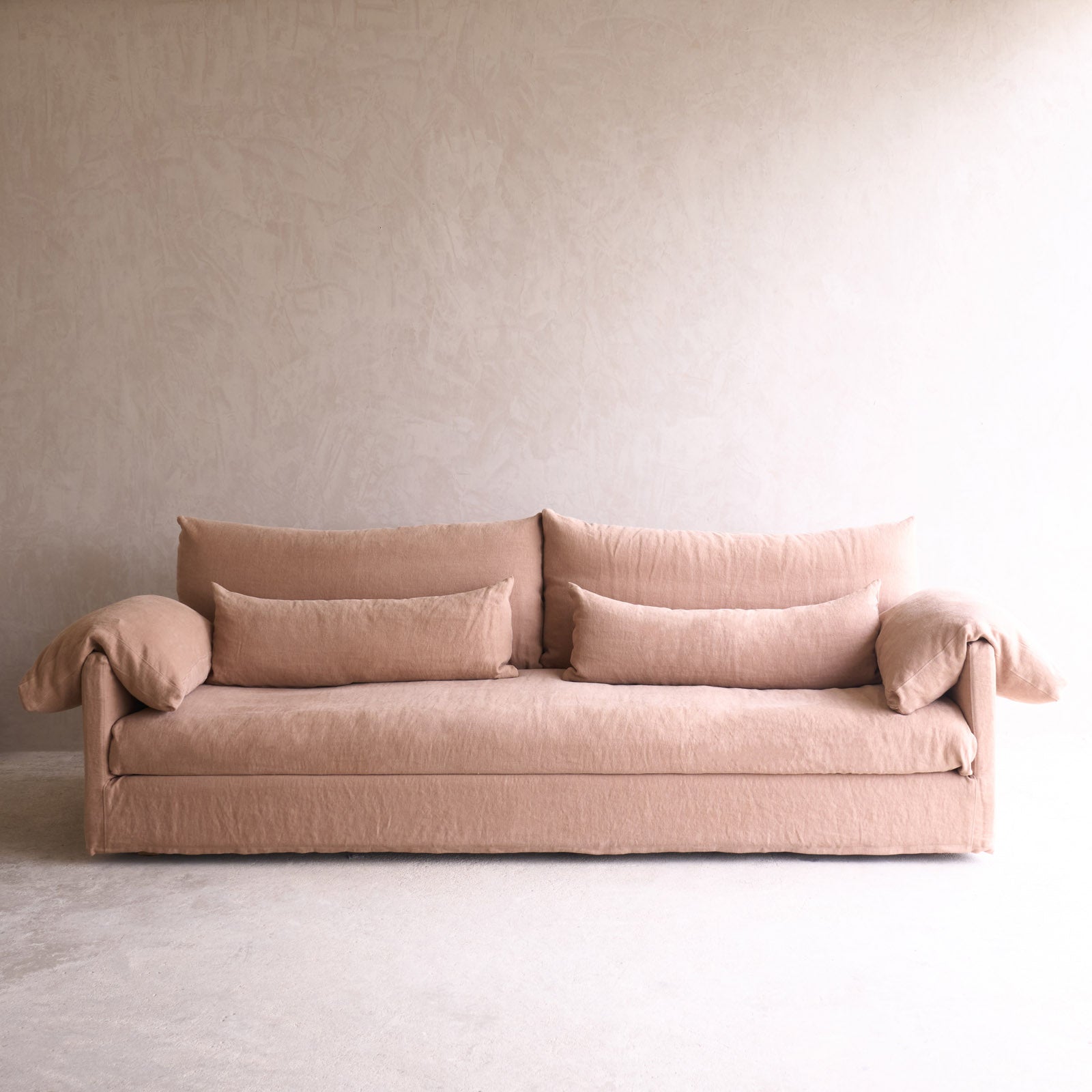 Island Fabric Sofa | Apricot – Originals Furniture