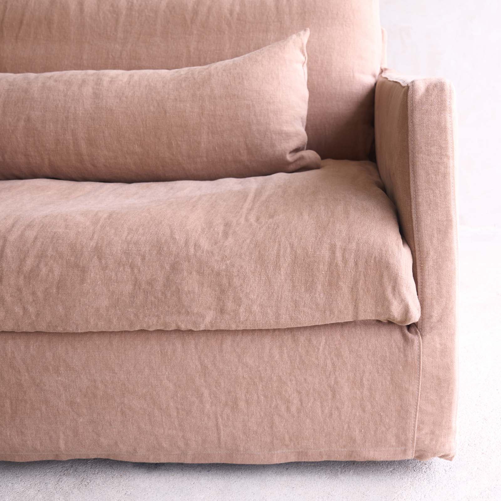 Island Fabric Sofa | Apricot – Originals Furniture