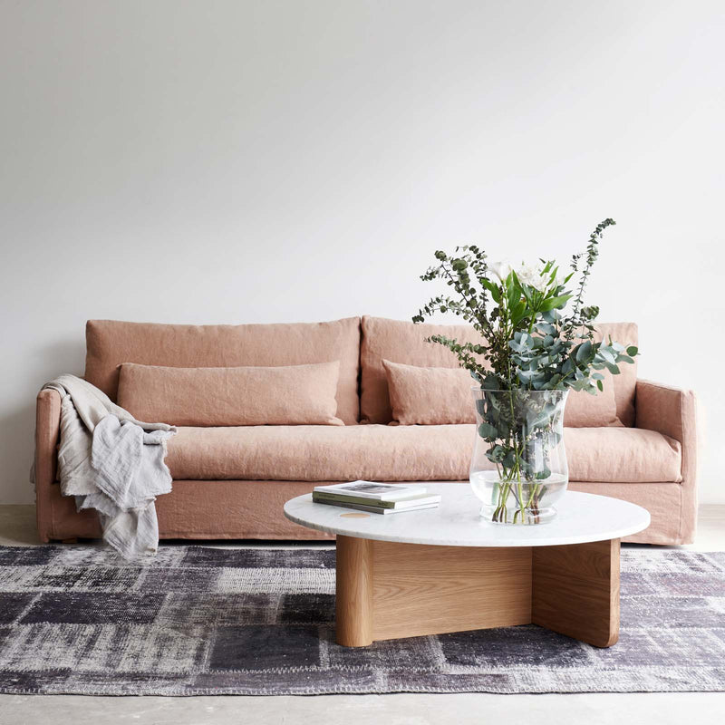 Island Fabric Sofa | Apricot – Originals Furniture
