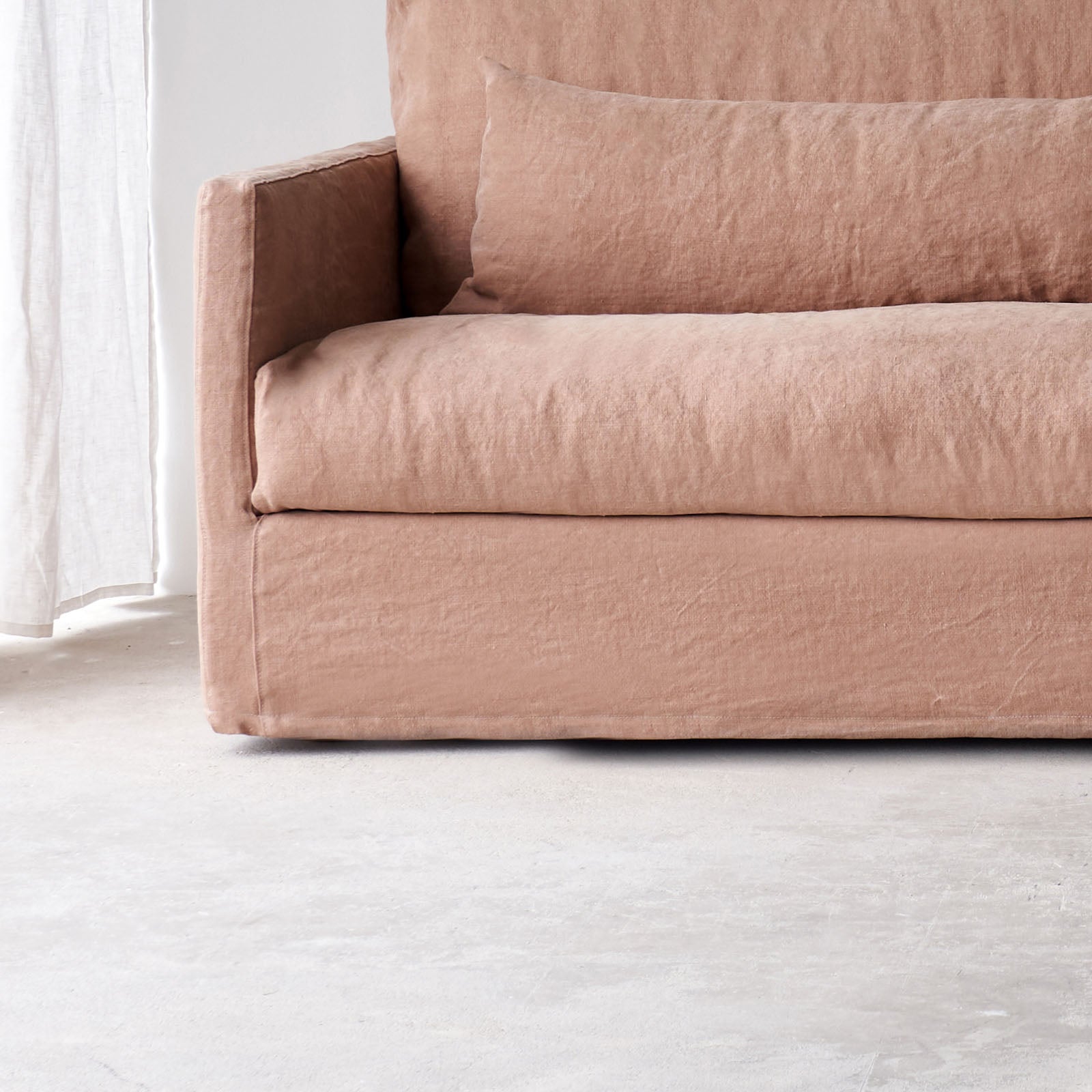 Island Fabric Sofa | Apricot – Originals Furniture