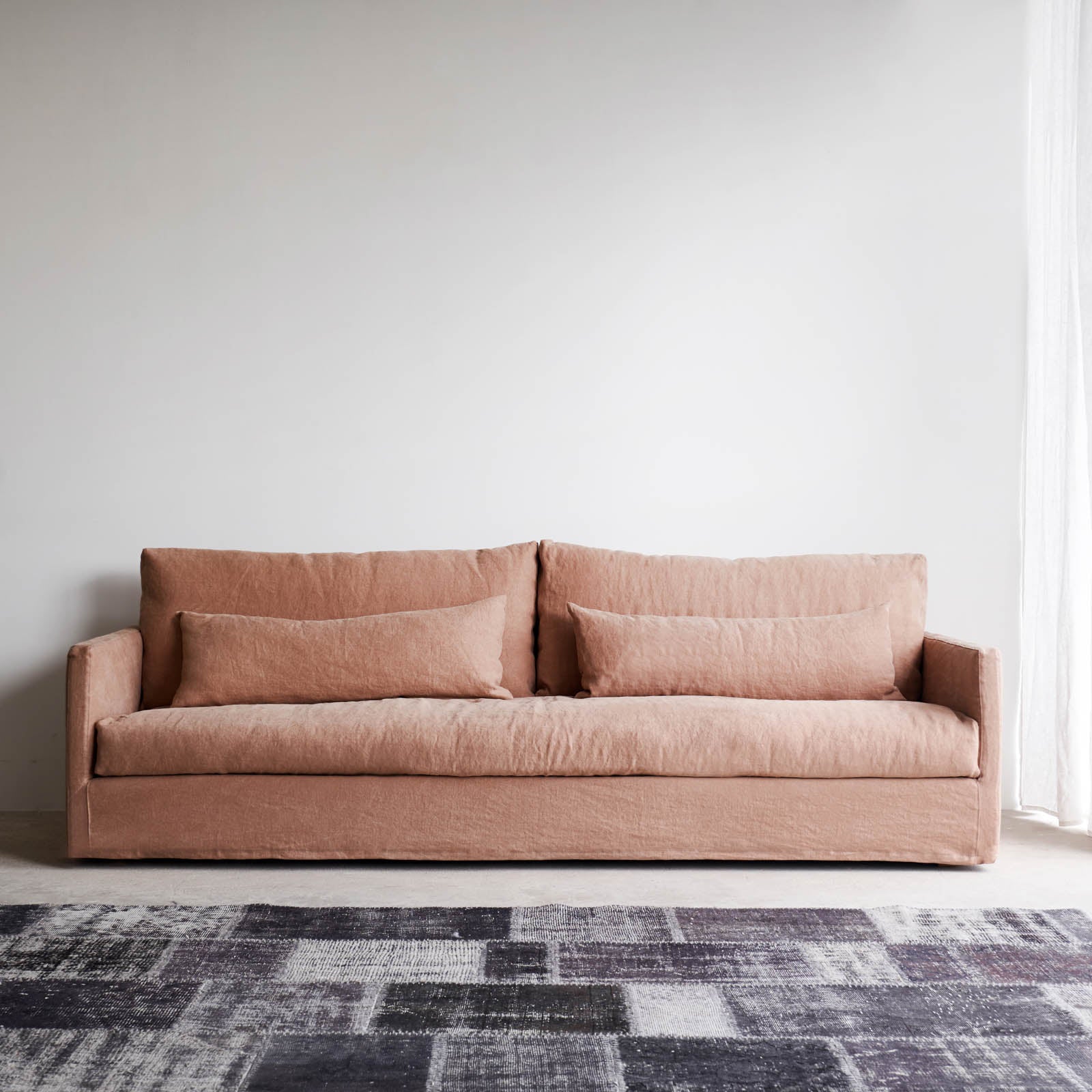 Island Fabric Sofa | Apricot – Originals Furniture