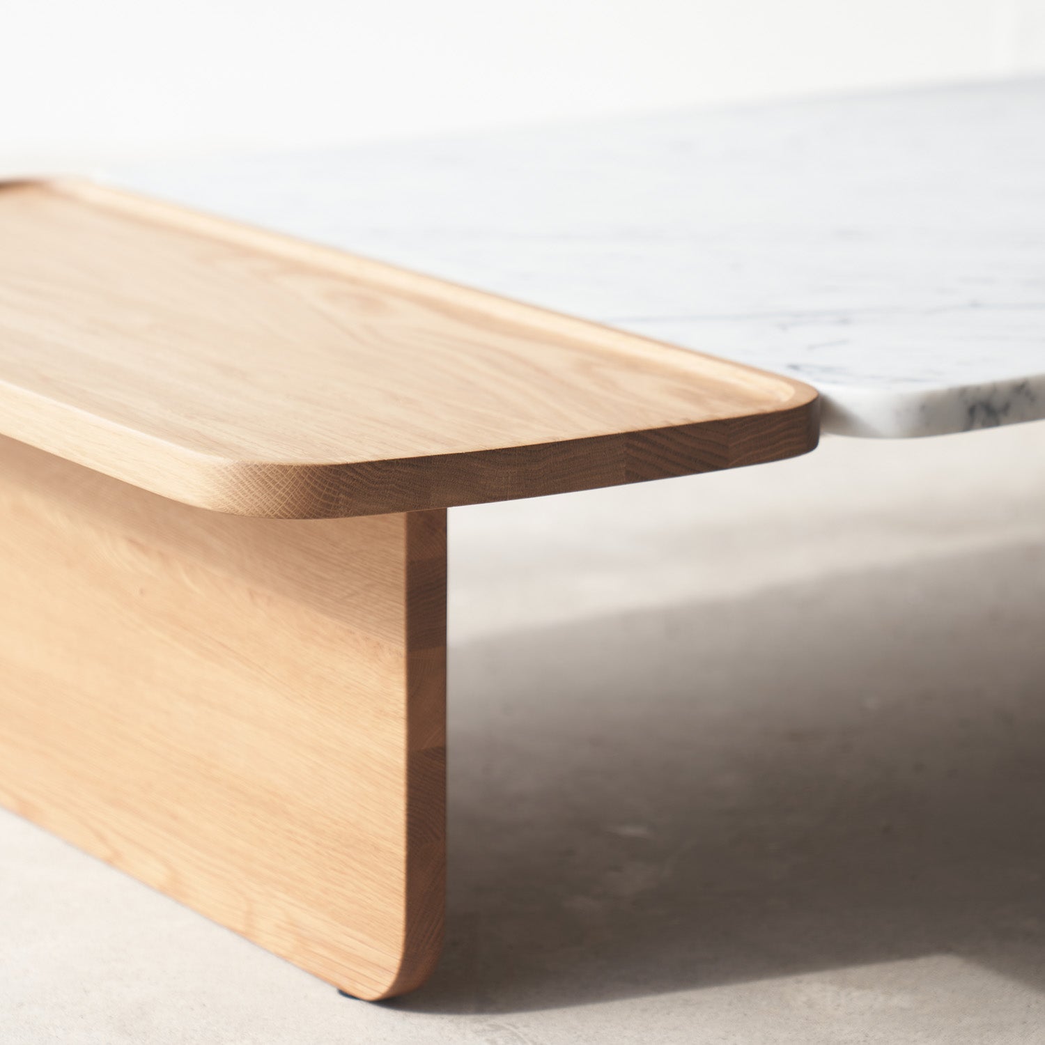 Duo Coffee Table | Marble & Oak – Originals Furniture