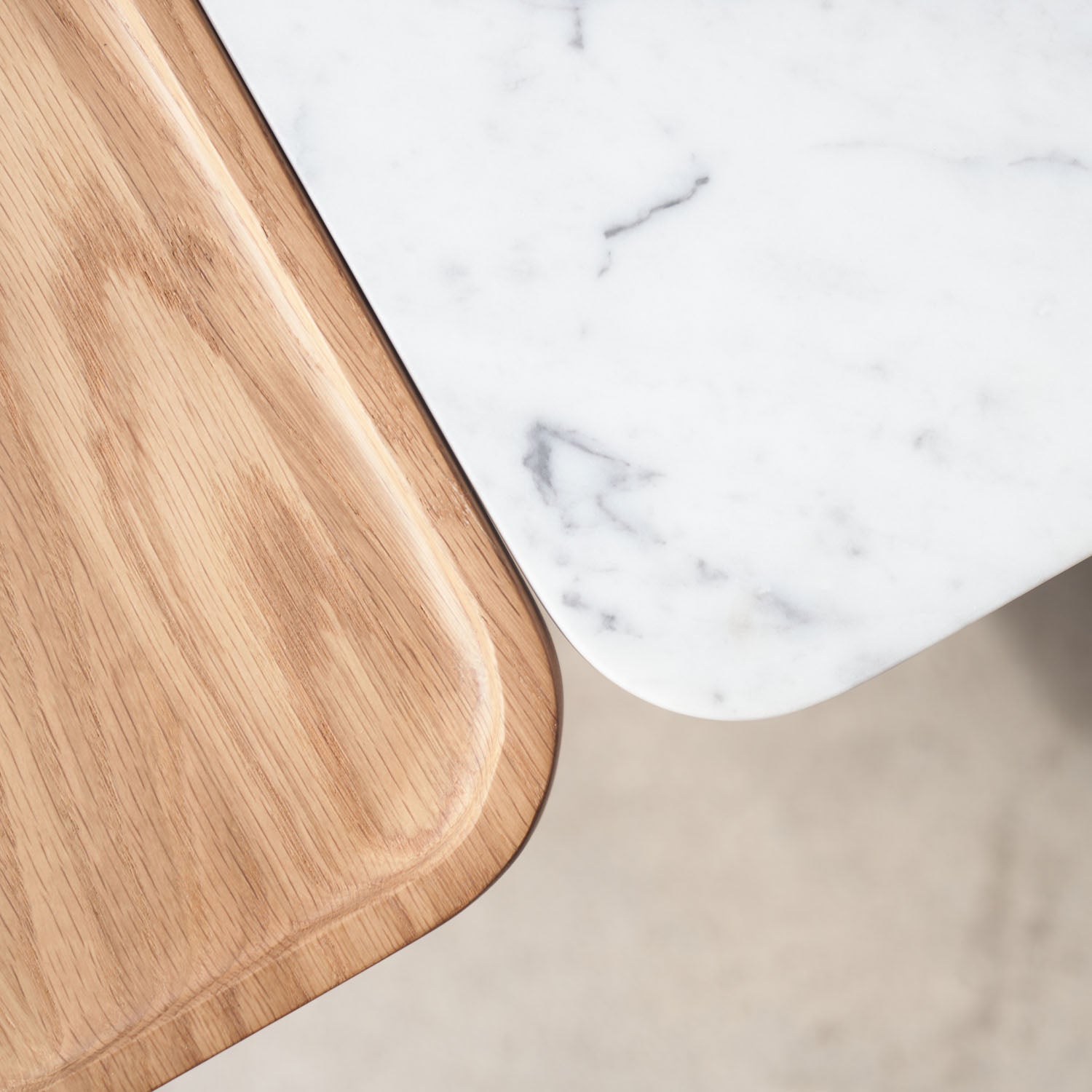 Duo Coffee Table | Marble & Oak – Originals Furniture