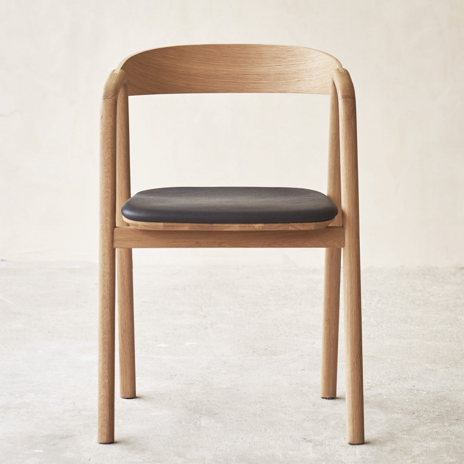 Inlay Dining Chair | Oak - Bespoke Leather – Originals Furniture