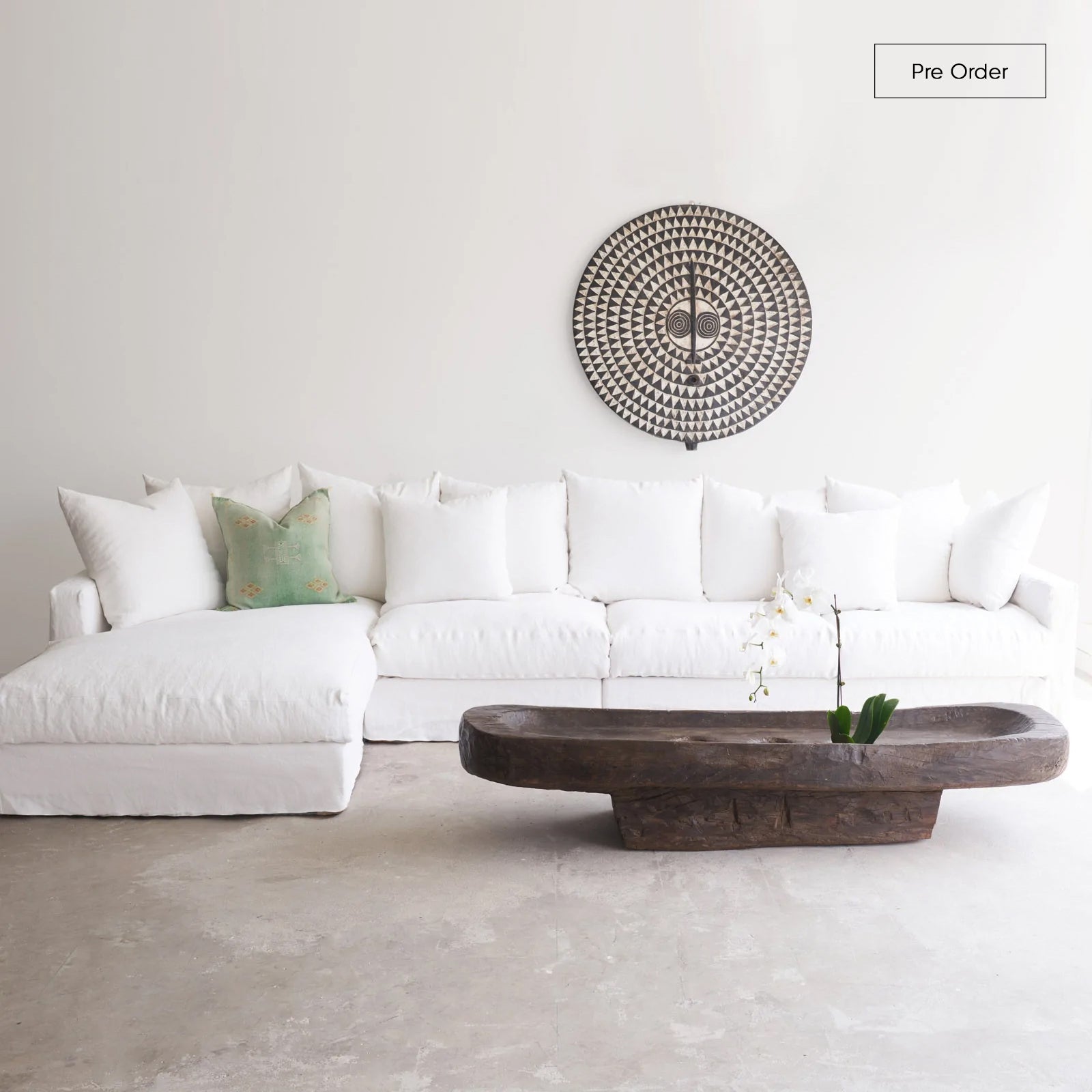 Sloopy L Shape Sofa | Bespoke Fabric (388cm) – Originals Furniture