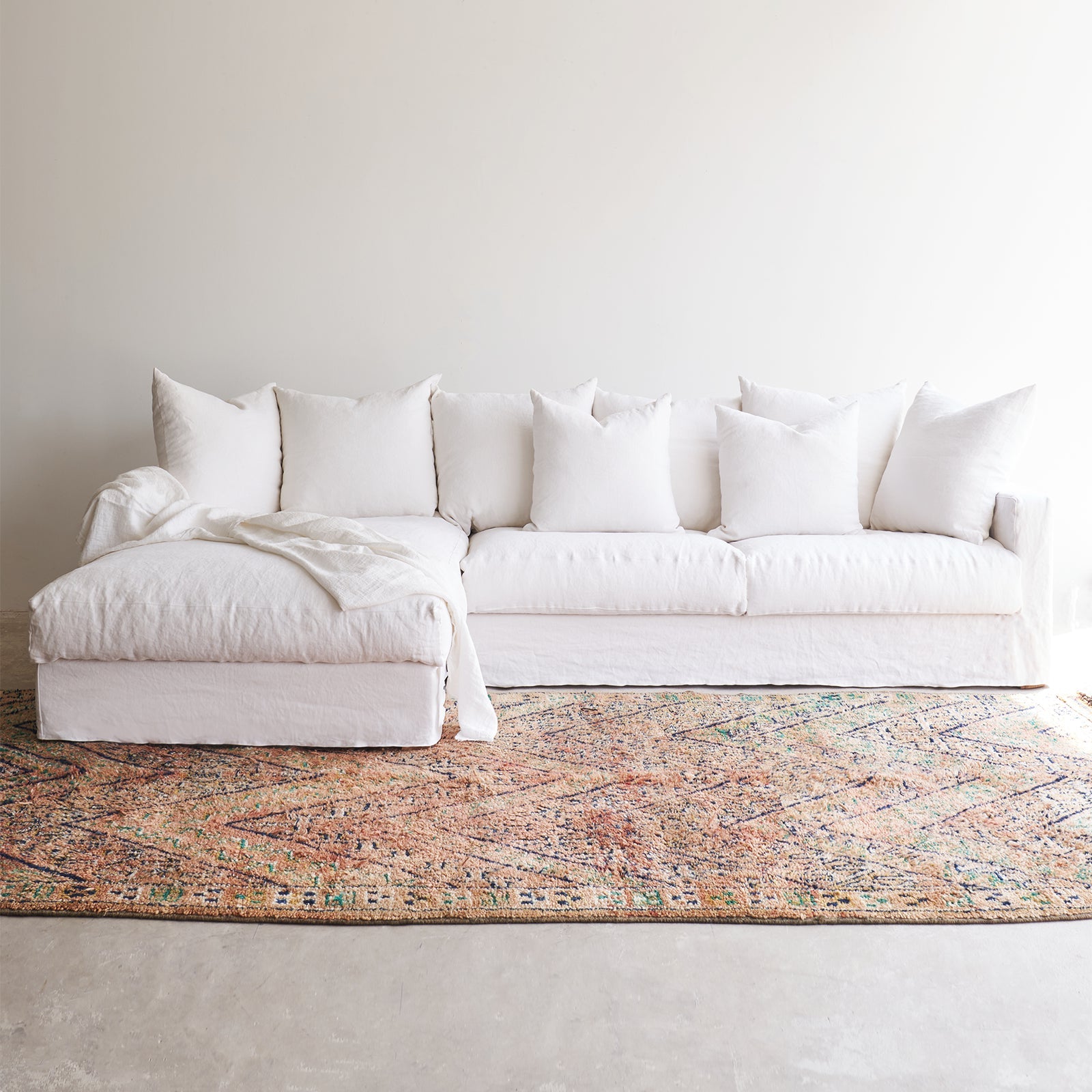 Sloopy L Shape Sofa | Bespoke Fabric – Originals Furniture