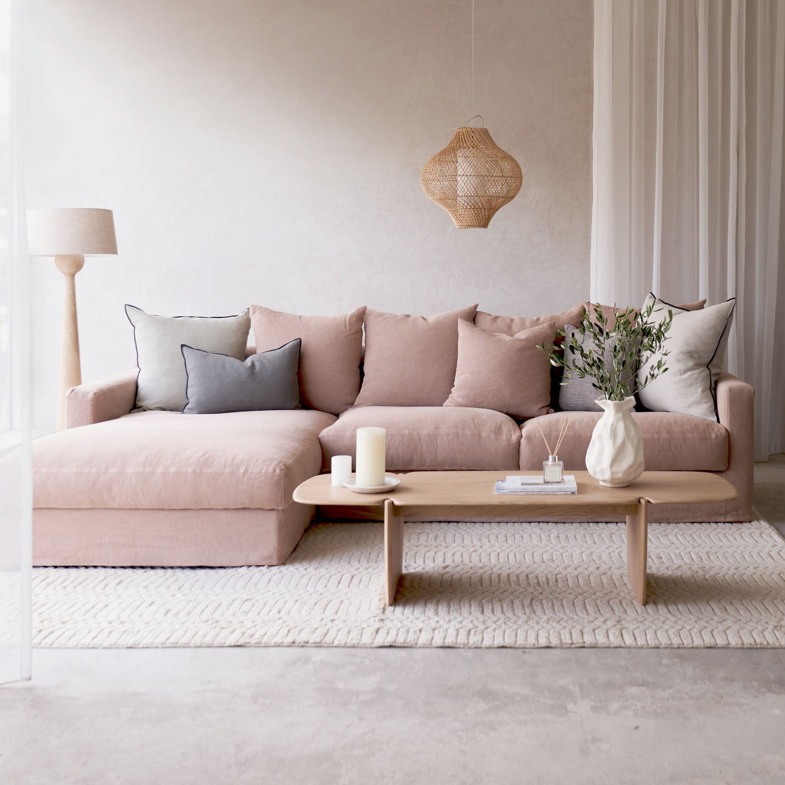 Sloopy L Shape Sofa | Bespoke Fabric – Originals Furniture