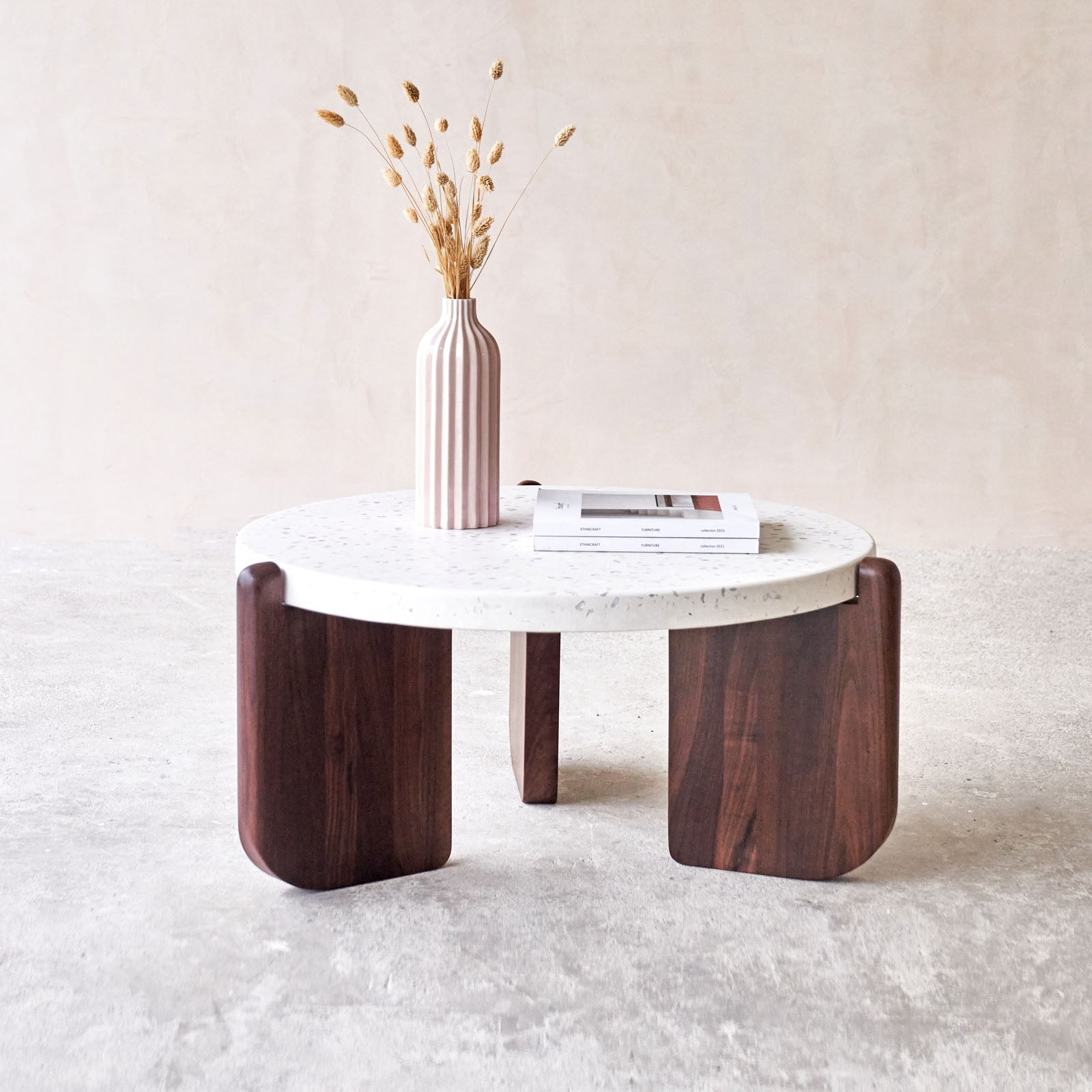 Native Coffee Table | White Terrazzo - Bespoke – Originals Furniture