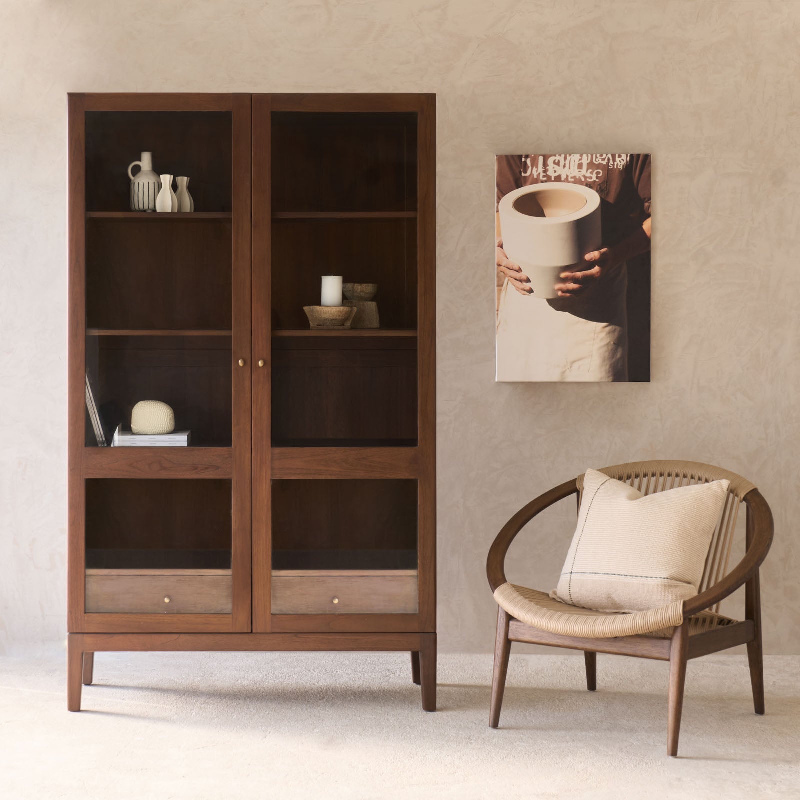 Catalina Cabinet | Walnut Stained (200cm) – Originals Furniture