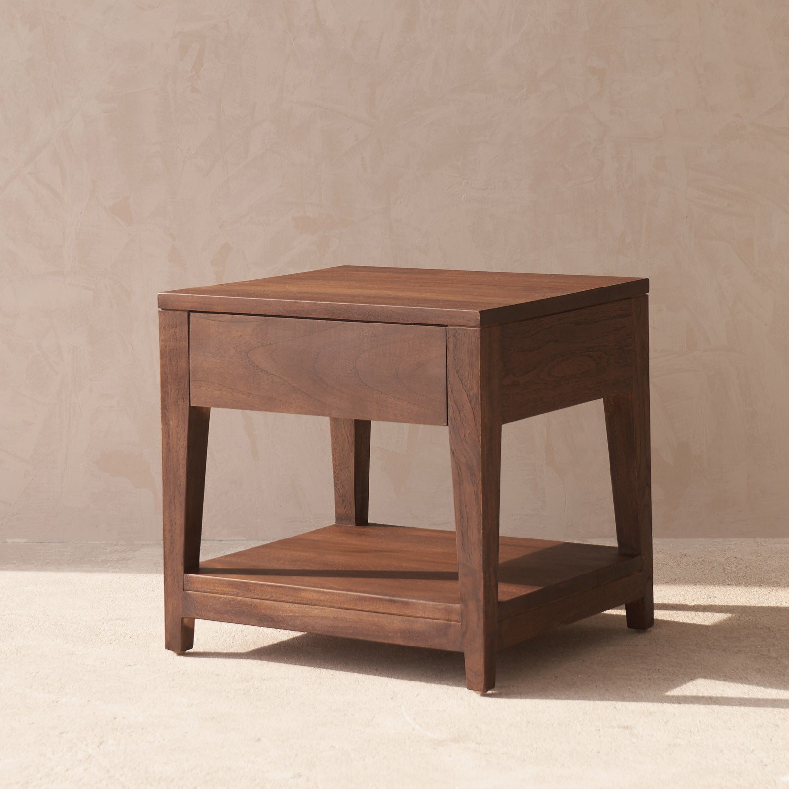 Catalina Bedside Table | Walnut Stained (43cm) – Originals Furniture