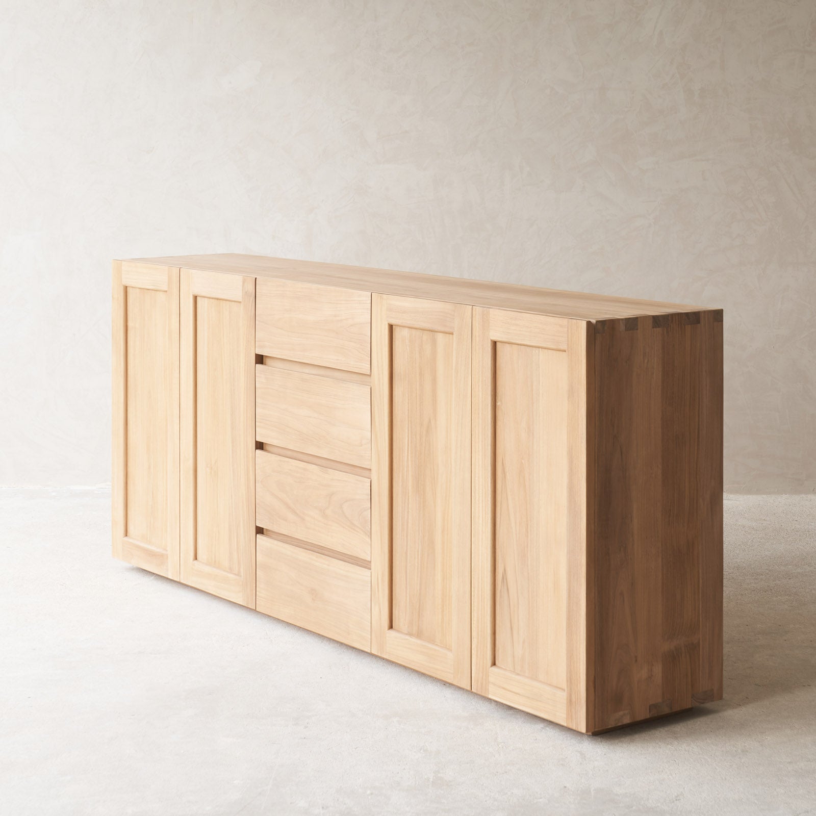 Ledge Sideboard with Full Doors | Wooden Sideboard & Cabinets ...