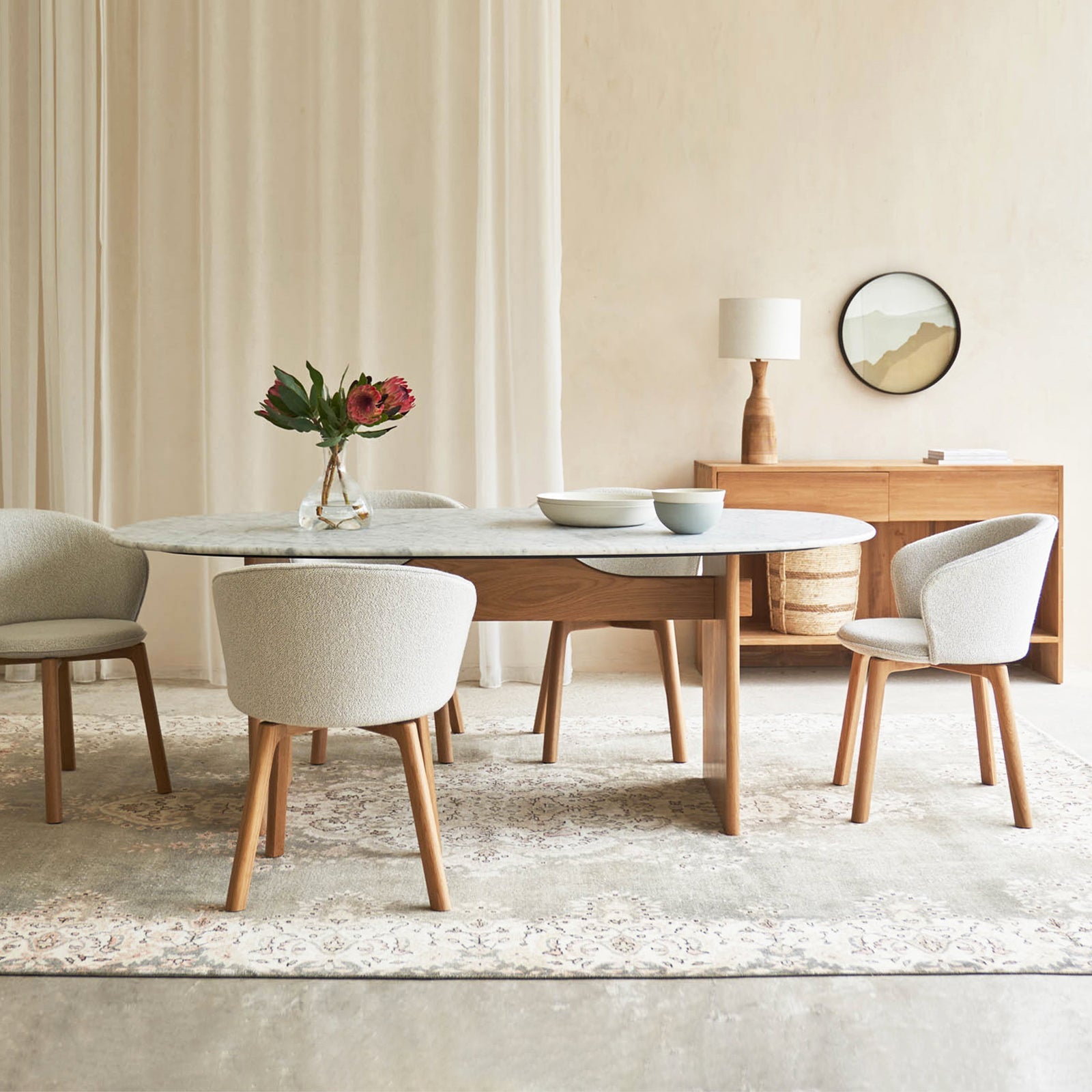Kelly Dining Table | Marble – Originals Furniture