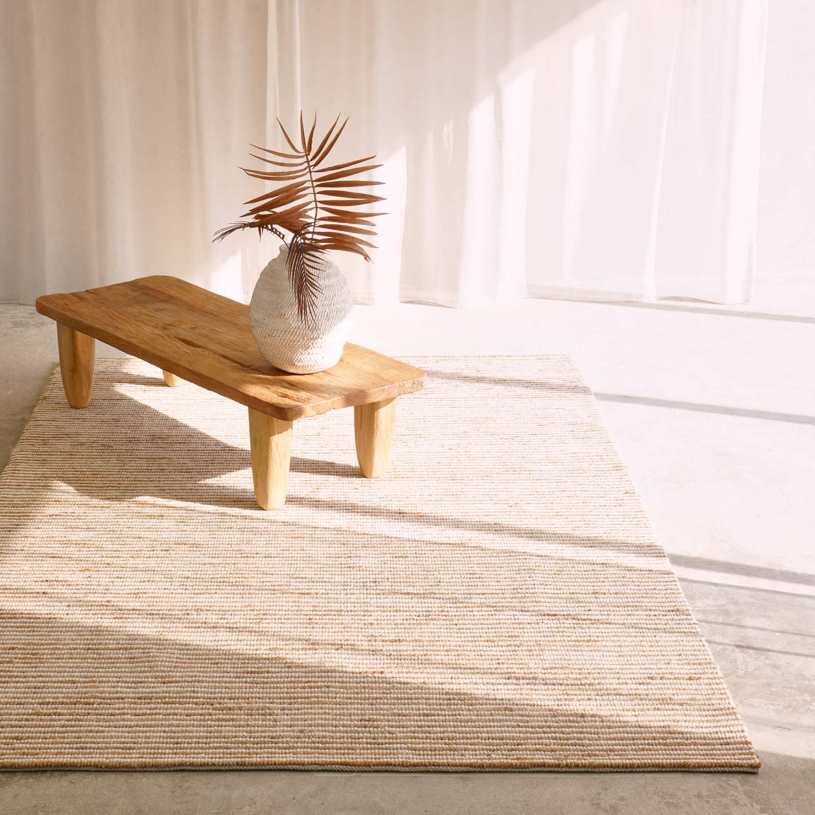 Miri Wool & Hemp Rug | Natural – Originals Furniture