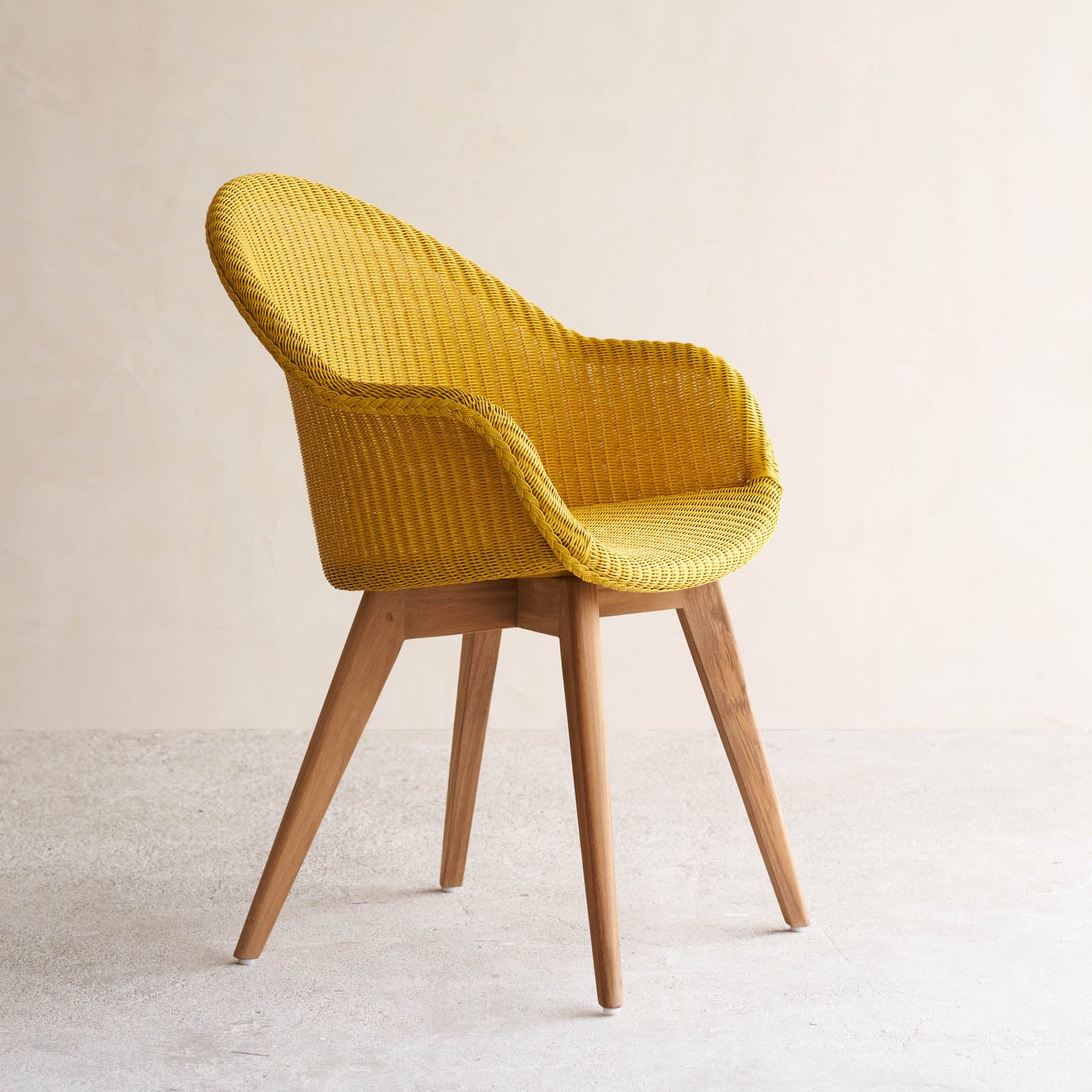 Avril Dining Chair | Teak - Yellow – Originals Furniture