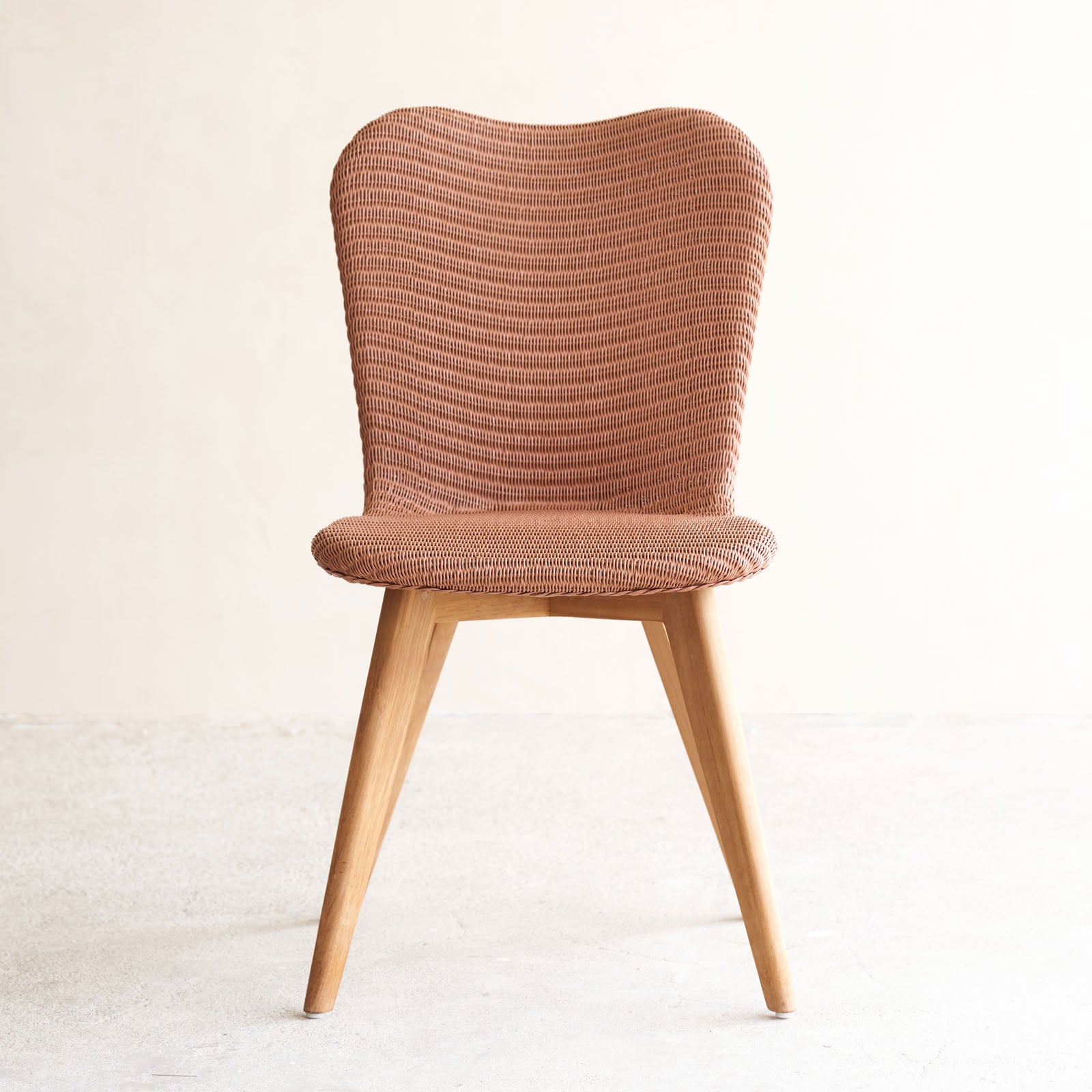 Lily Dining Chair | Teak - Dusty Coral – Originals Furniture