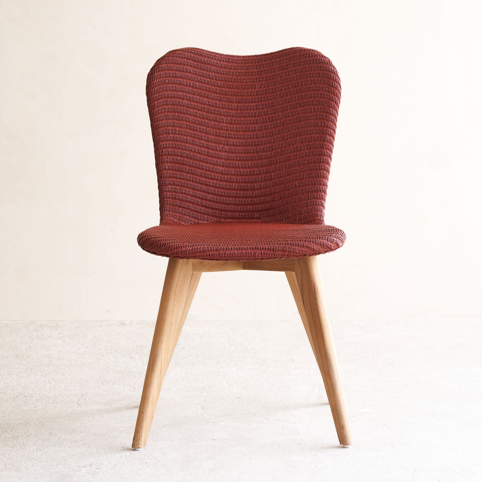 Lily Dining Chair | Teak - Terracotta – Originals Furniture