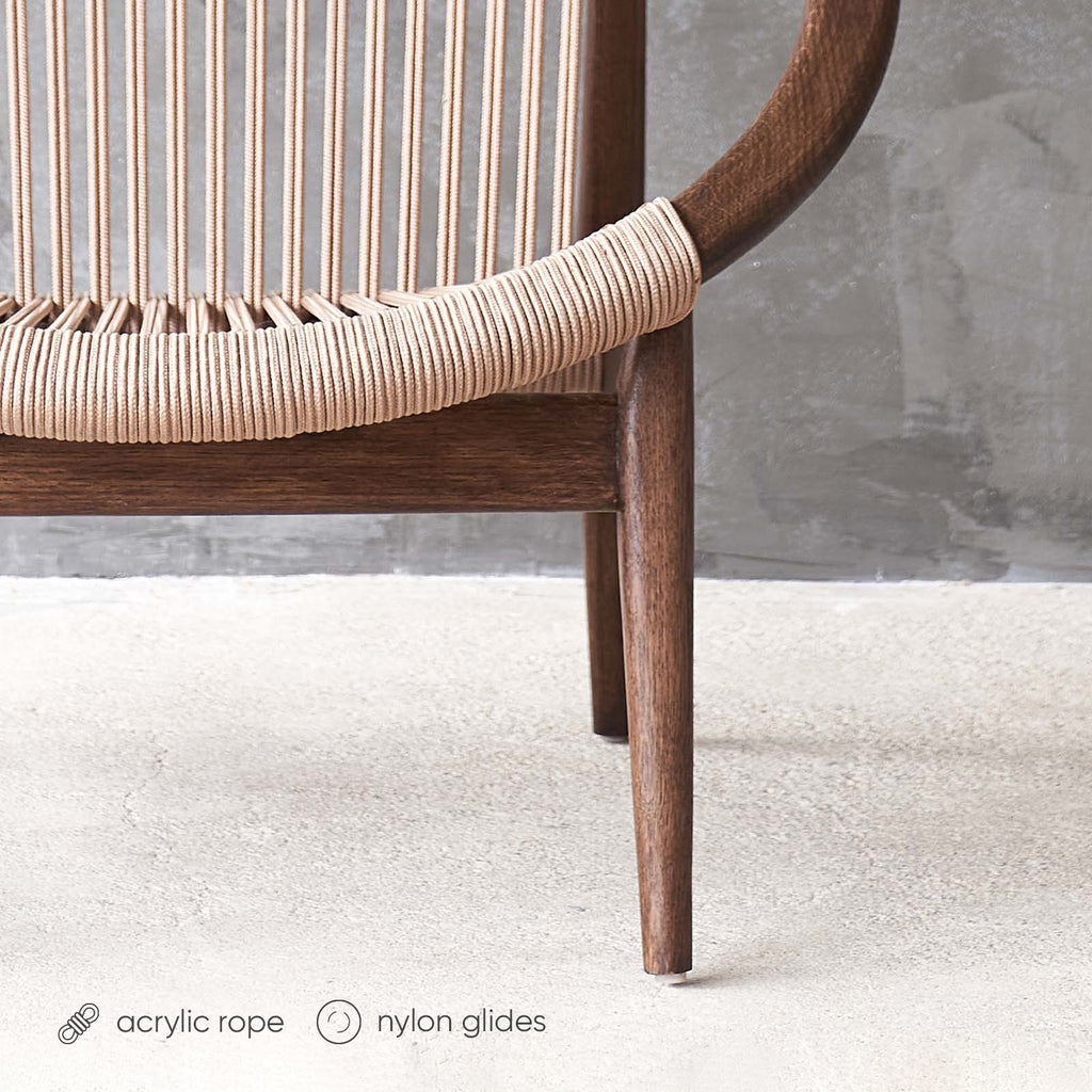 Norma Lounge Chair | Dark Oak (91cm) – Originals Furniture