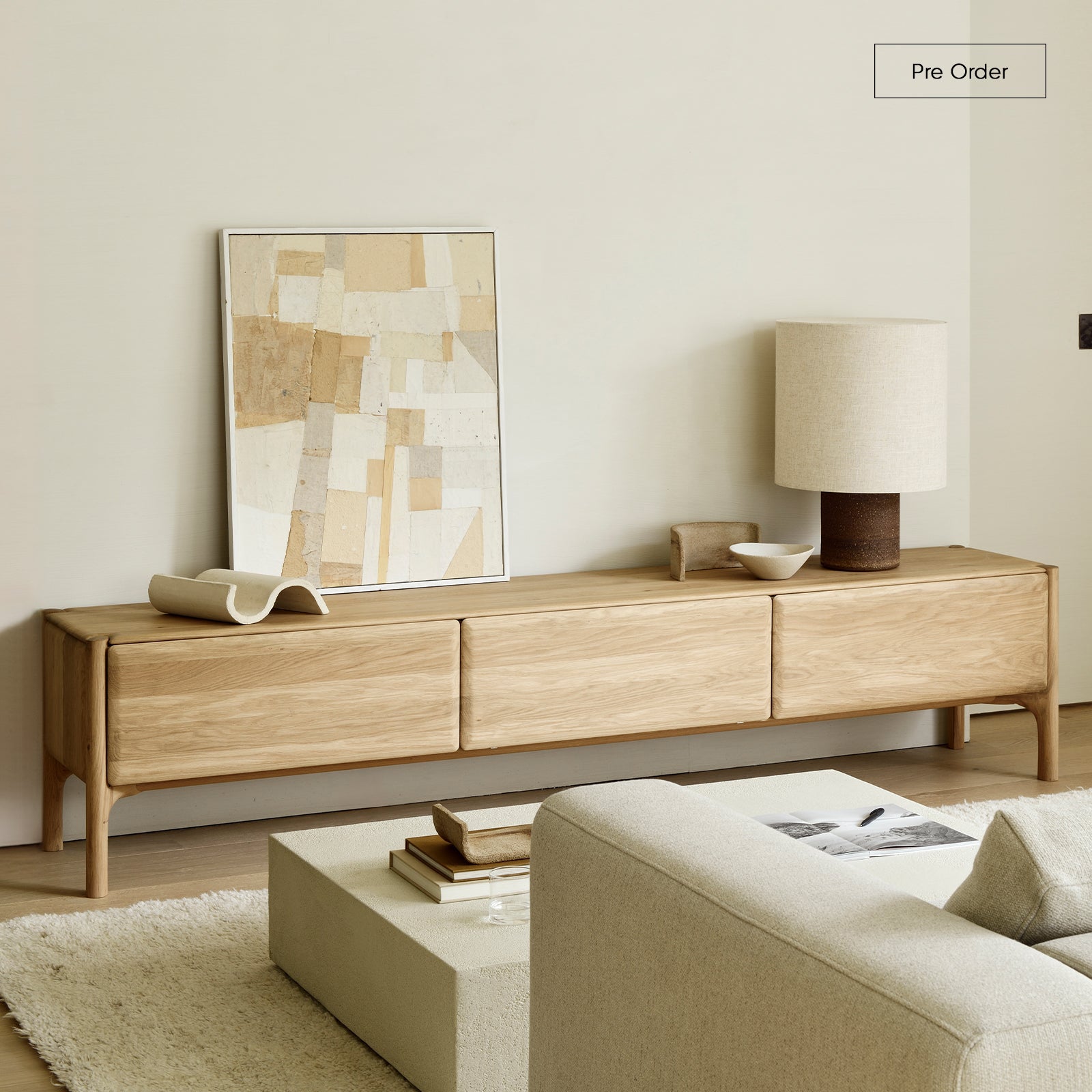 Ethnicraft Oak TV Console | PI – Originals Furniture