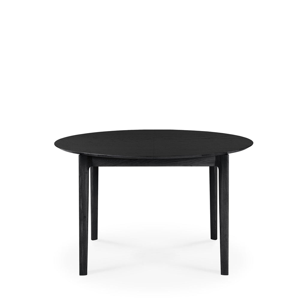 Bok Extendable Round Dining Table | Oak - Black – Originals Furniture