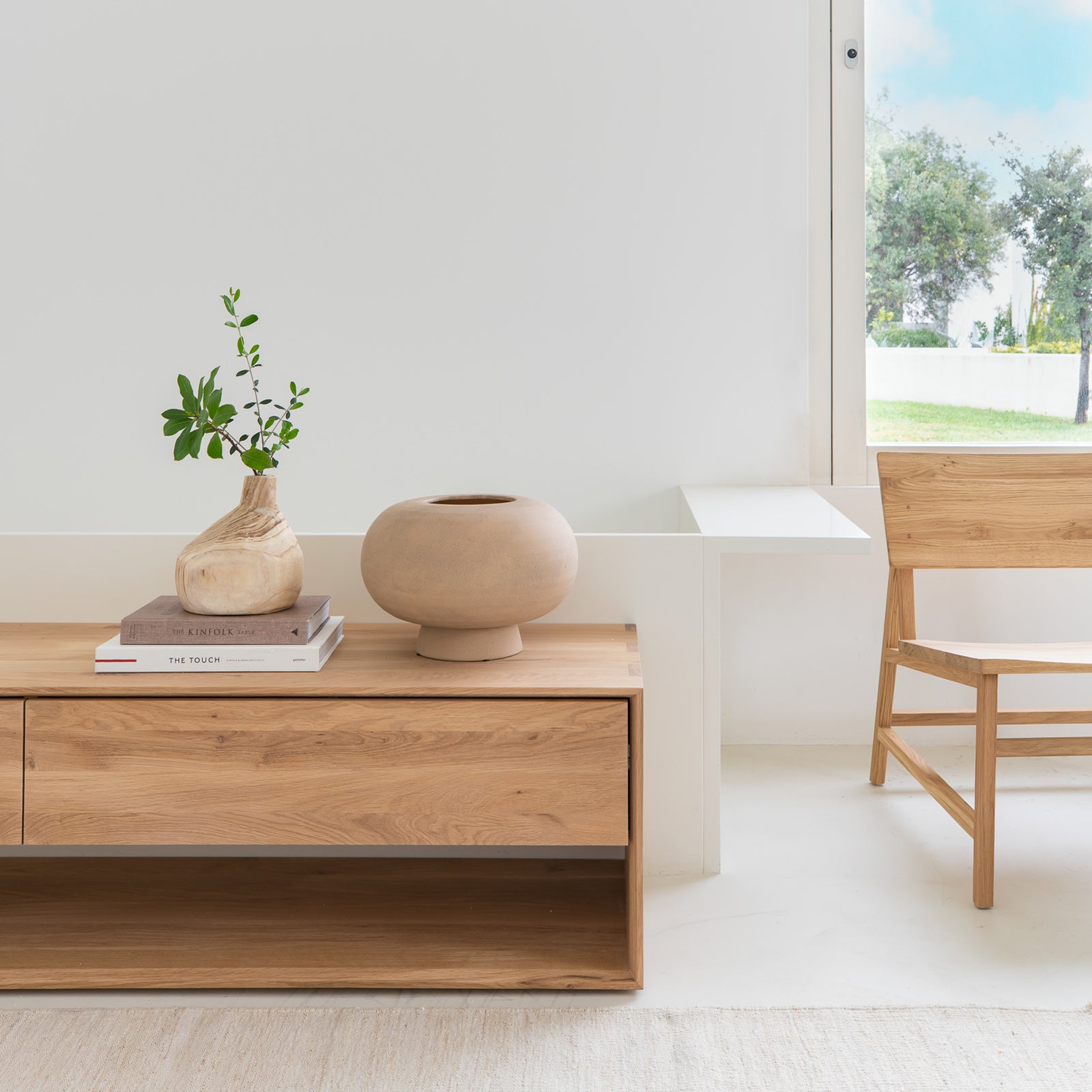 Ethnicraft Oak TV Console | Nordic 1 Flip Door / 1 Drawer – Originals ...