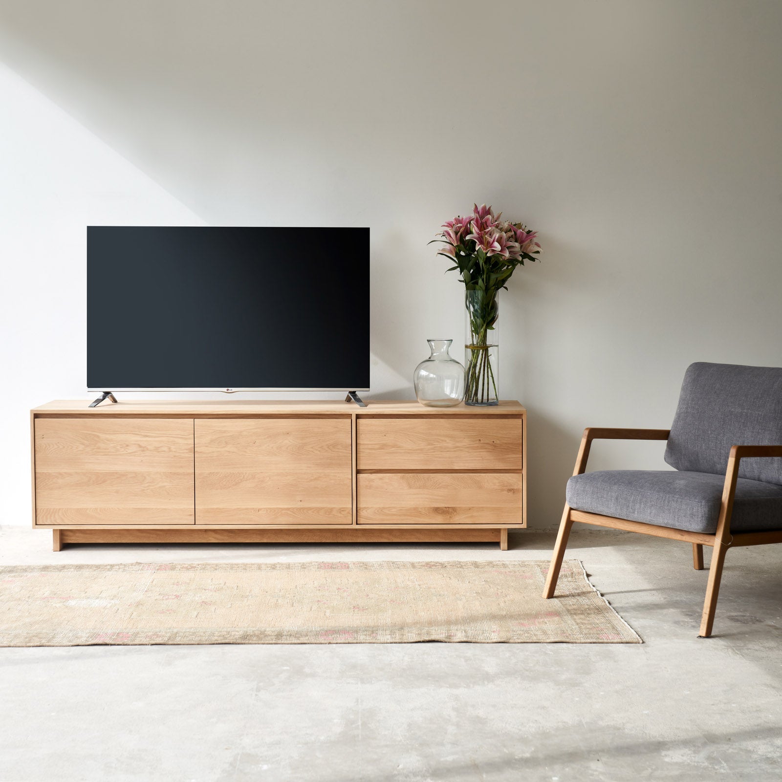 Ethnicraft Oak TV Console | Wave – Originals Furniture