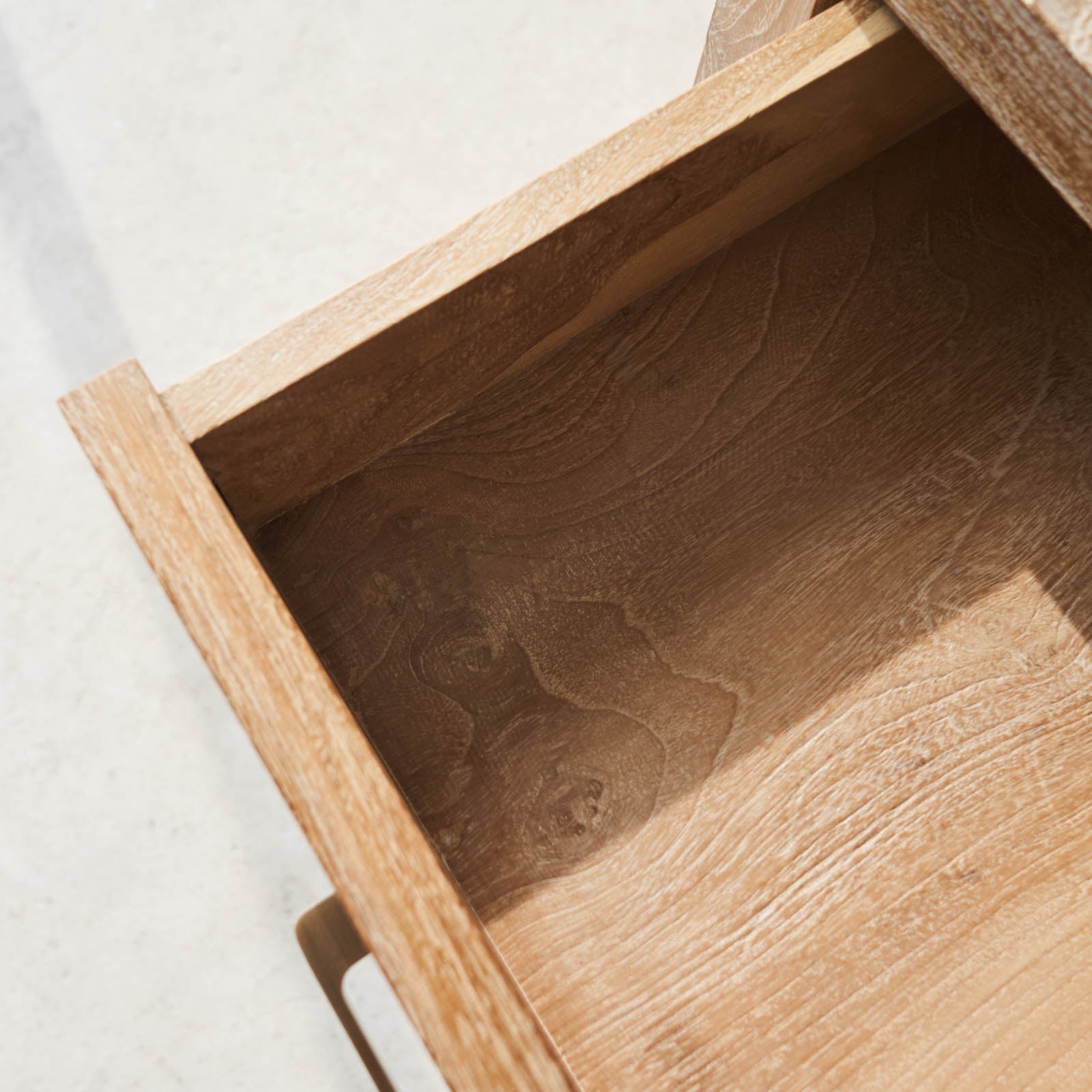 Ledge Chest of Drawers | Old Teak - Whitewash – Originals Furniture