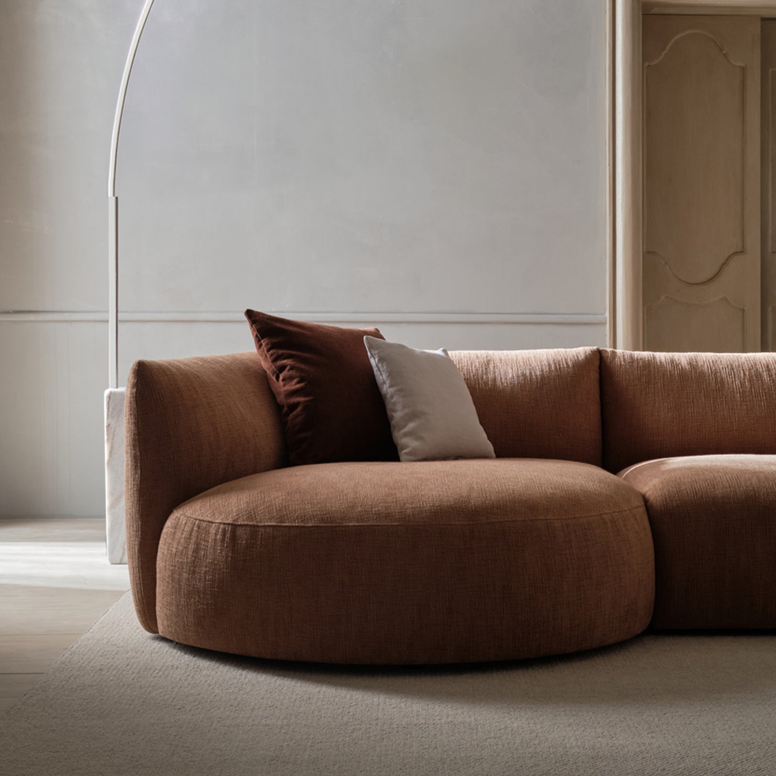Slipper Full Modular Sofa | Bespoke Fabric/Leather (310cm) – Originals ...