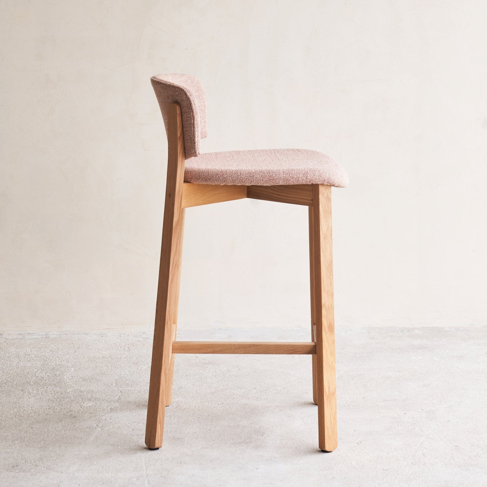 Pinta Fabric Counter Stool | Oak Frame - Cat's Paw – Originals Furniture