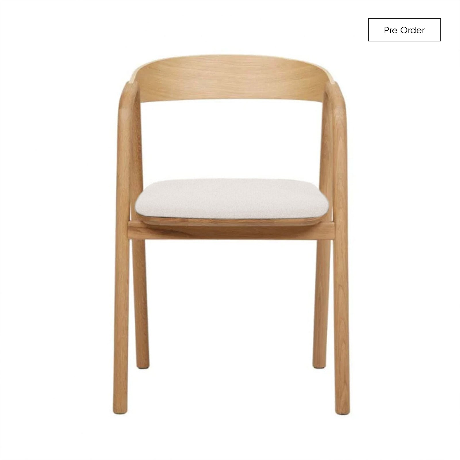 Inlay Dining Chair | Oak - Bespoke Fabric – Originals Furniture