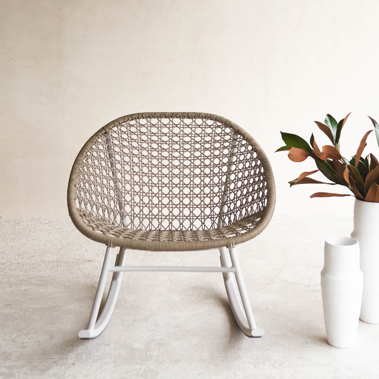 Helen Outdoor Rocking Chair | Camel (75cm) – Originals Furniture
